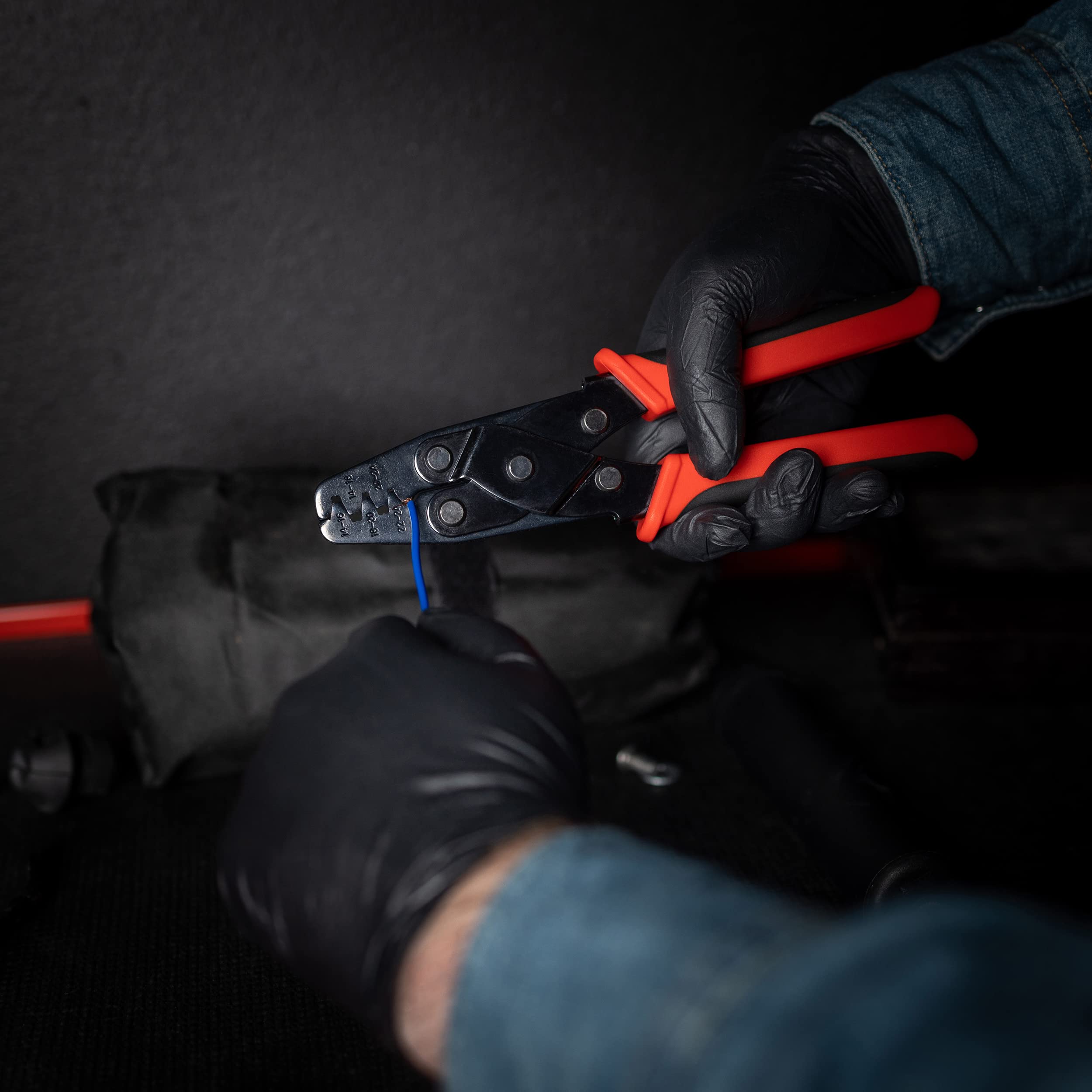 Snapklik.com : Open Barrel Crimper, Wire Crimper Tool For 14-24 Gauge ...