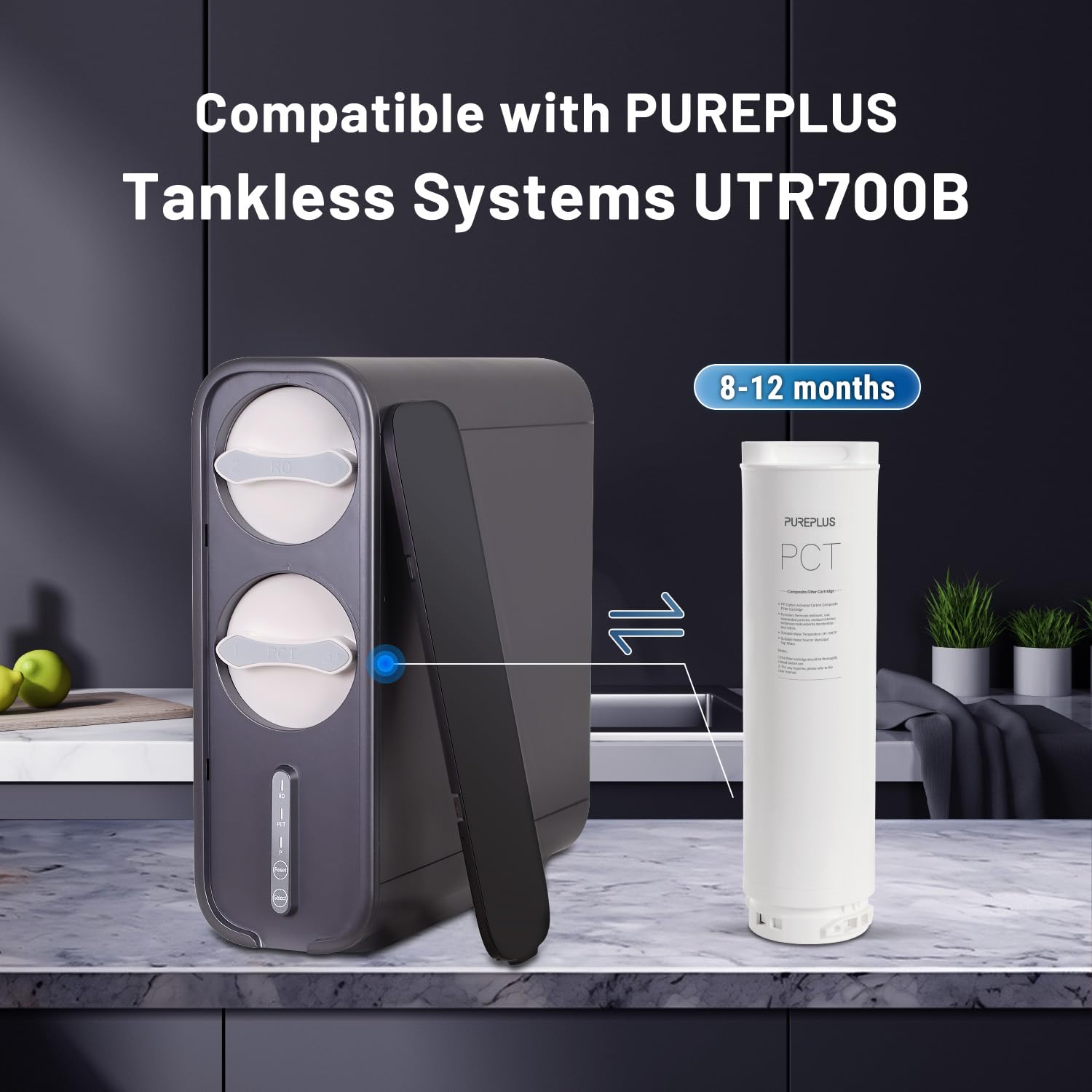 Snapklik.com : UTR700B Filter, Replacement For UTR700B Reverse Osmosis System, 1st Stage ...