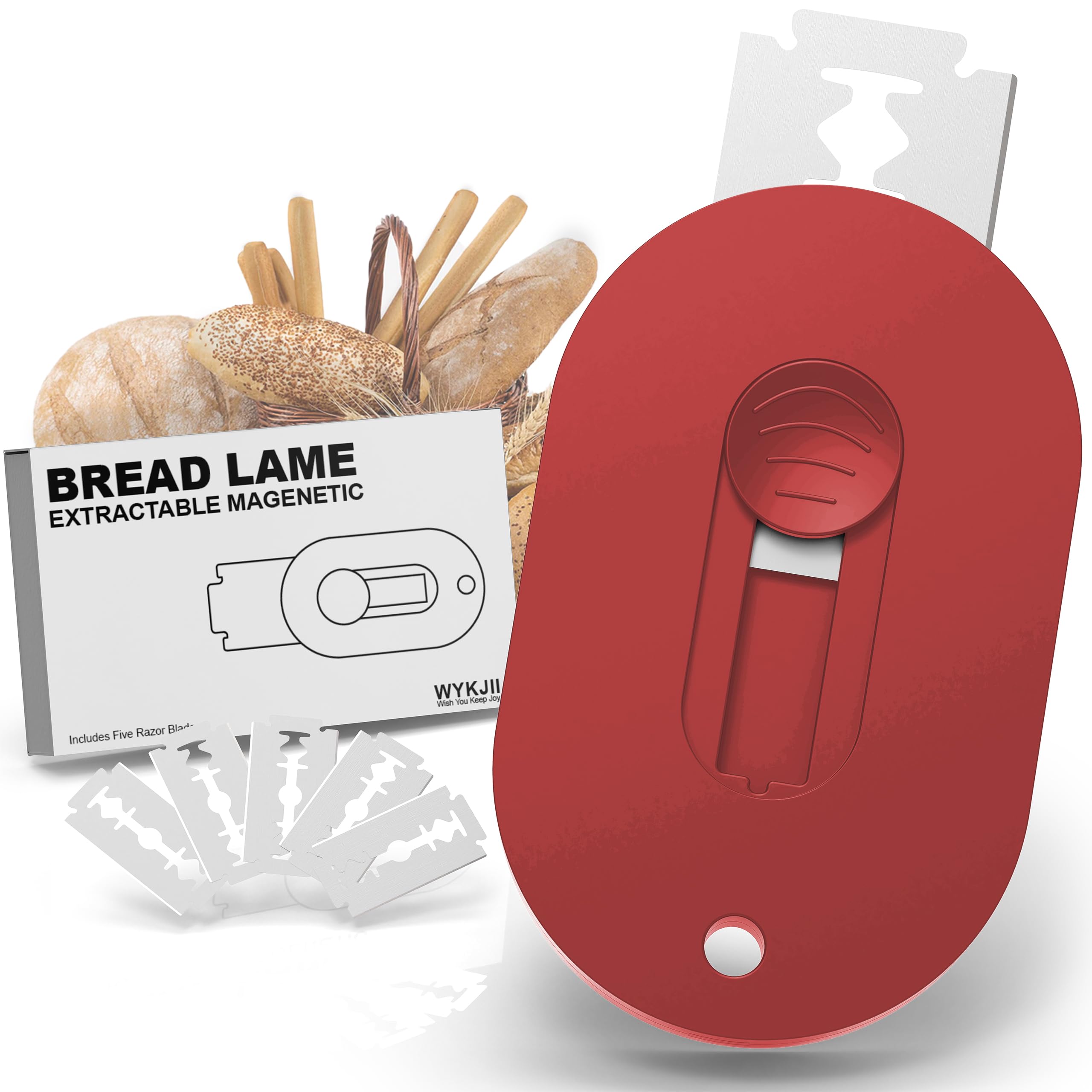 Amazon.com: WYKJII Magnetic Bread Lame, Sourdough Scoring Tool ...