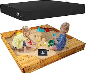 Amazon.com: Sandbox Cover Waterproof Outdoor Sand Box Cover Dustproof ...