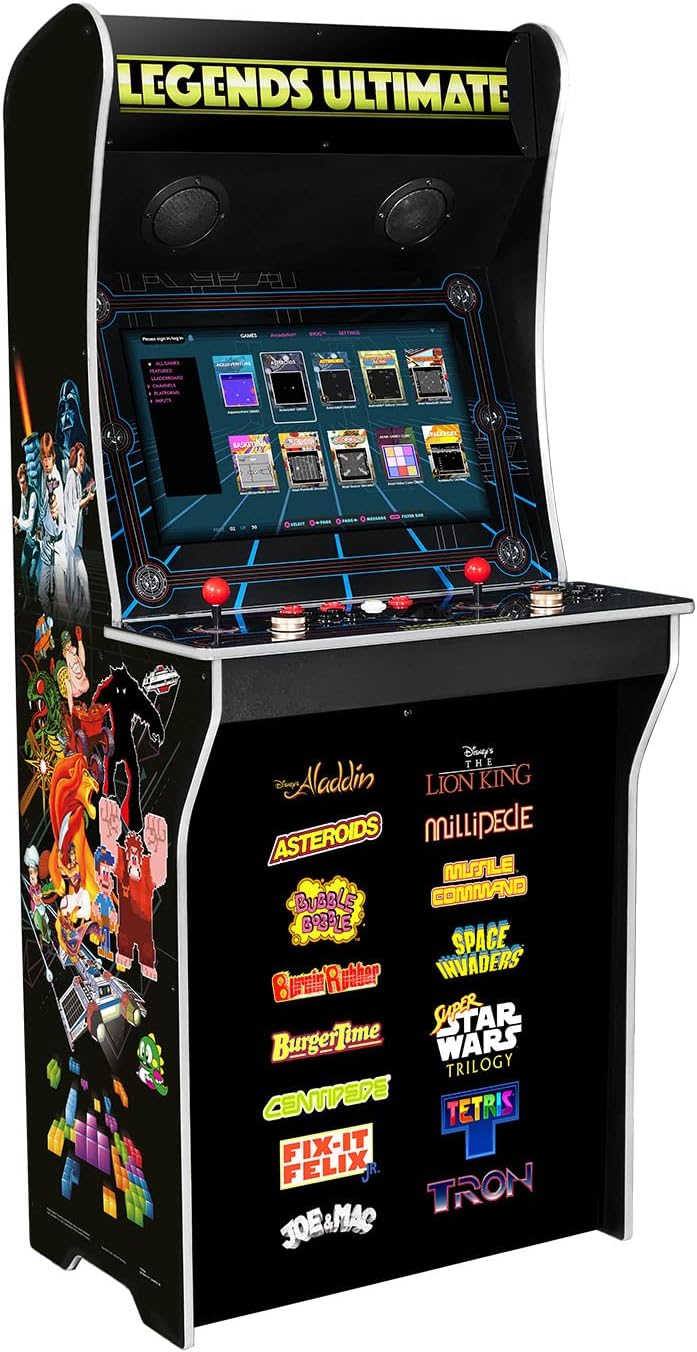 Amazon.com: Legends Ultimate Arcade, Full Size Game Machine, Home ...