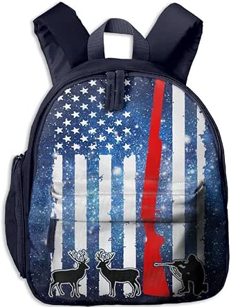 Amazon.com | Hunting Deer Flag School Backpacks For Boys Girls Cute ...