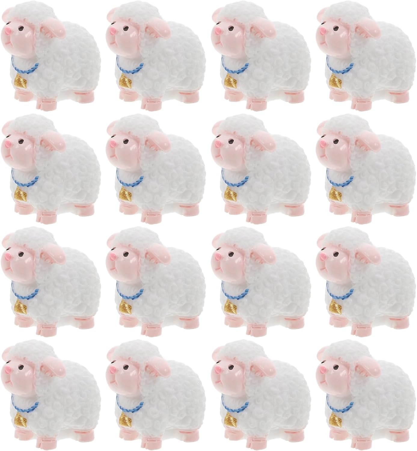 Amazon.com : LOGOFUN 36PCS Miniature Sheep Figurines Mini Lambs Tiny ...