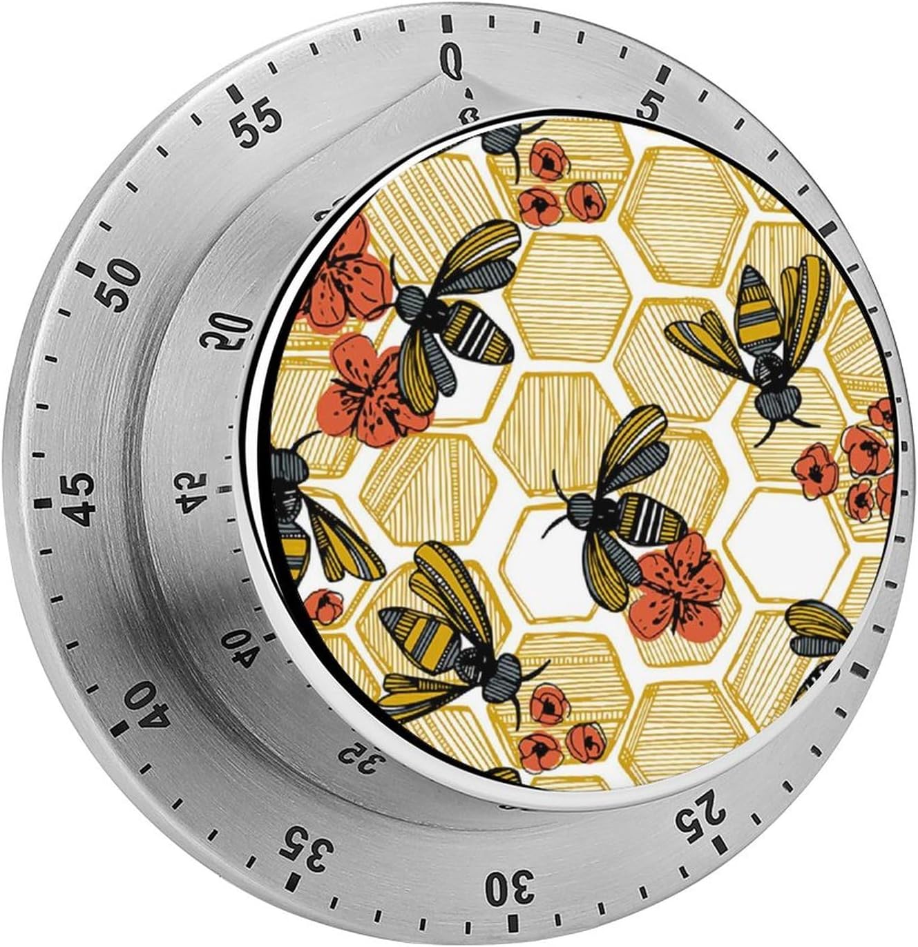 Amazon.com: Bee Hexagon Hive 60 Minute Visual Timer Funny Visual ...