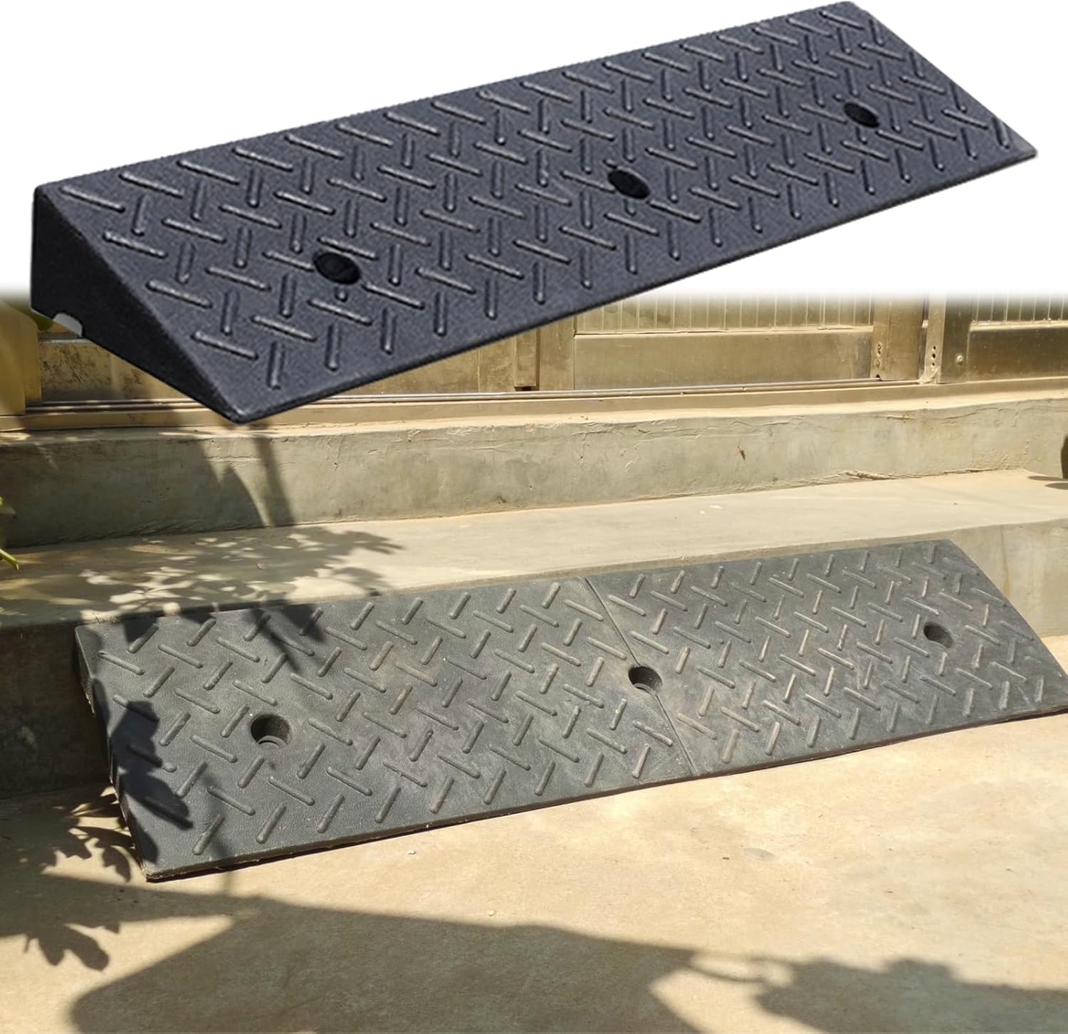 Amazon.co.jp: 段差プレート4cm 5cm 6cm 7cm 8cm 9cm 10cm 11cm 12cm 13cm 15cm 20cm プラスチック製 段差スロープ 転倒防止 ...