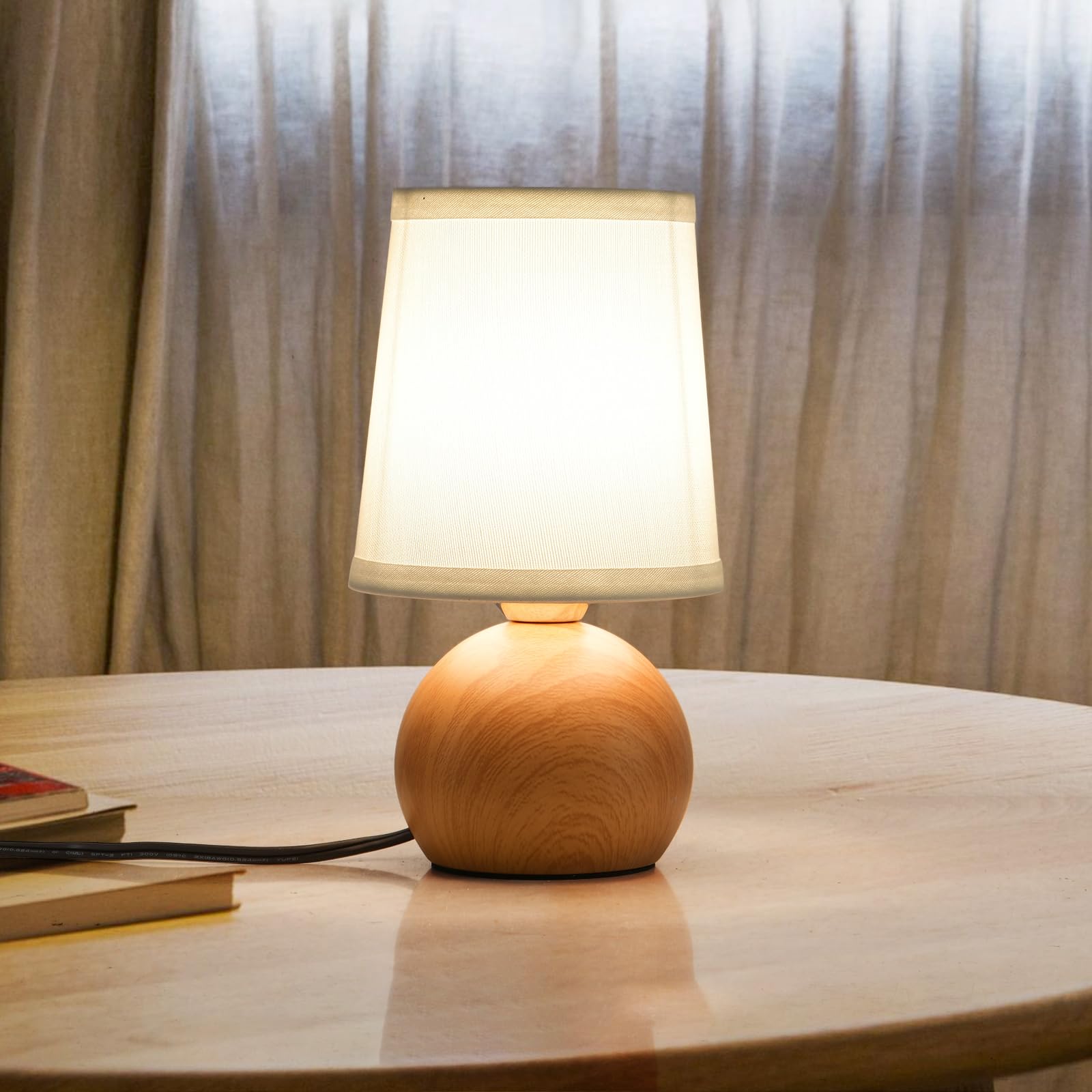 Smeike Modern Bedside Table Lamp, Small Bedside Lamp, Nightstand Lamp ...