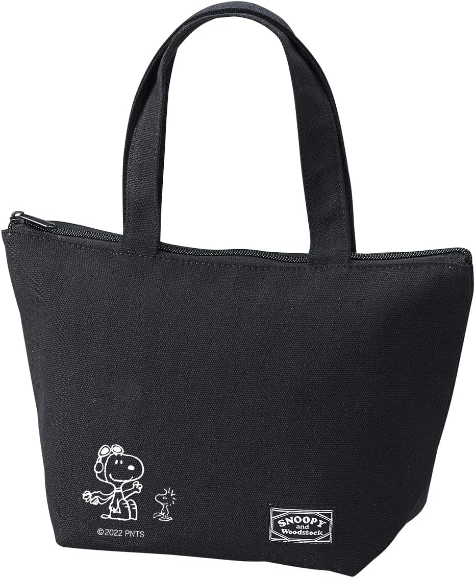 Amazon.com - OSK TB-14 Lunch Bag, Black, 12.2 x 7.5 x 4.1 inches (31 x 19 x 10.5 cm), Cartoon Snoopy