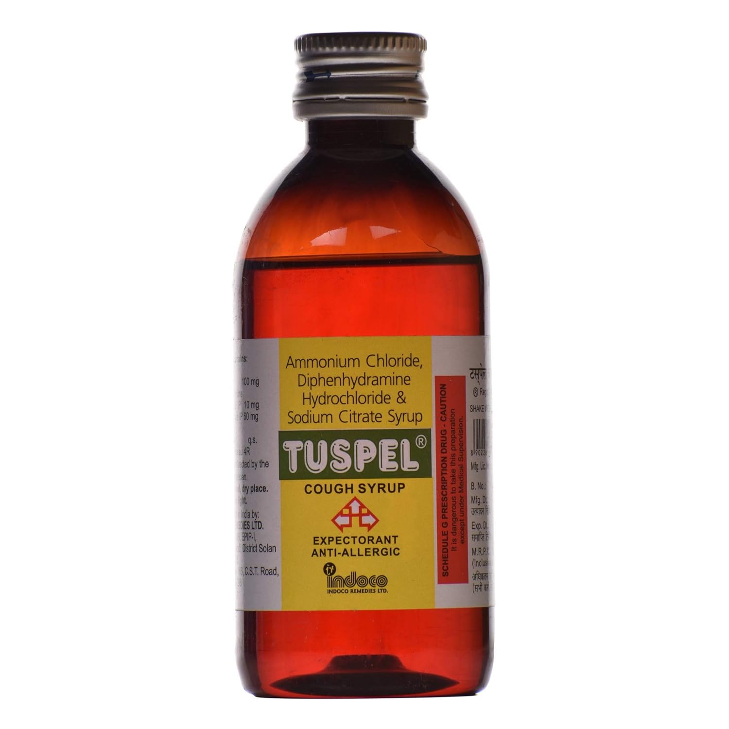 Tuspel - Bottle of 100 ml Syrup : Amazon.in: Health & Personal Care