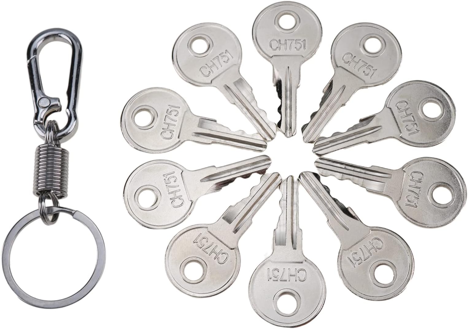 Amazon.com: 10Pack Keys Stamped CH751 Universal Fitment for RV ...