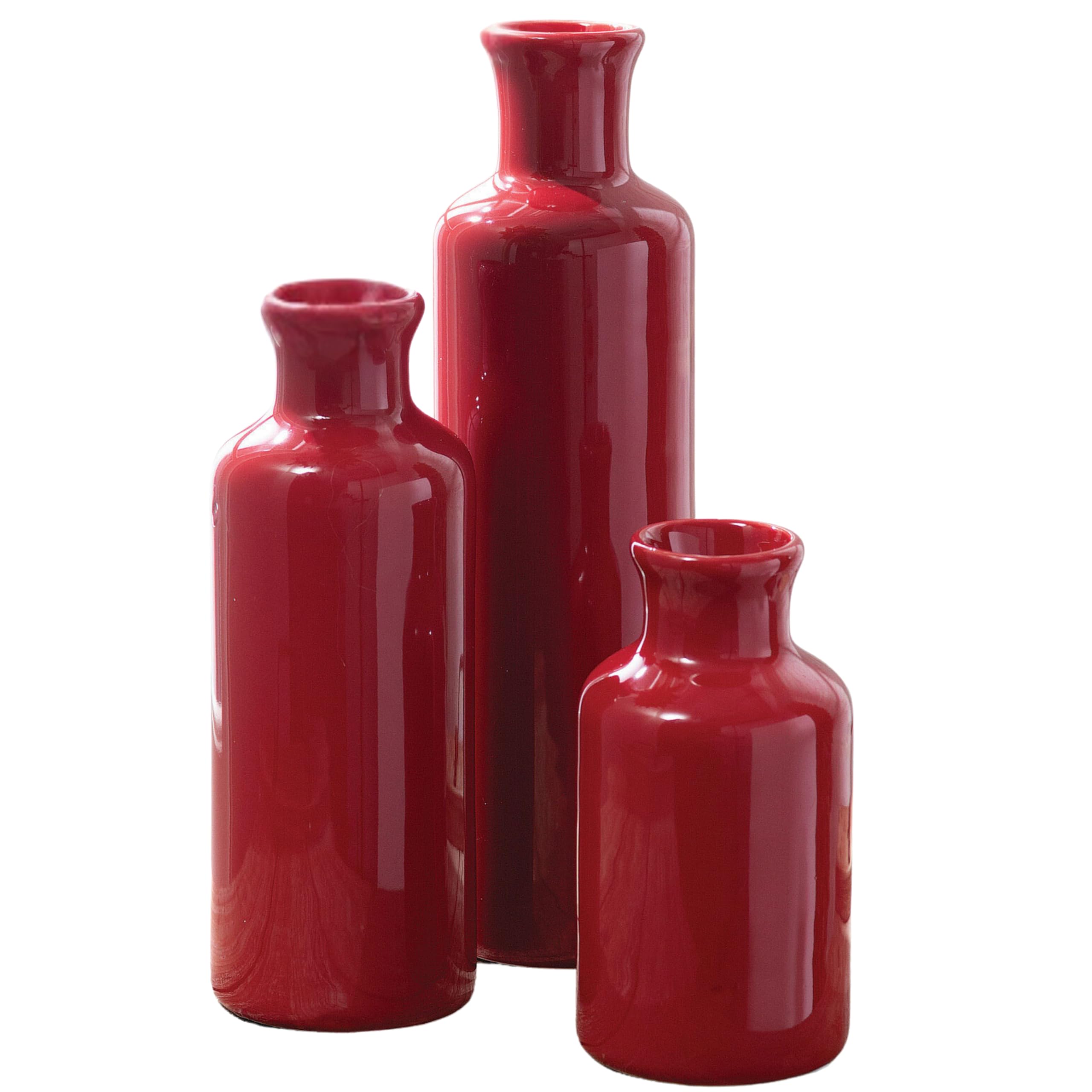 Snapklik.com : Sullivans Red Vase Set, Farmhouse Decor, Boho Aesthetic ...