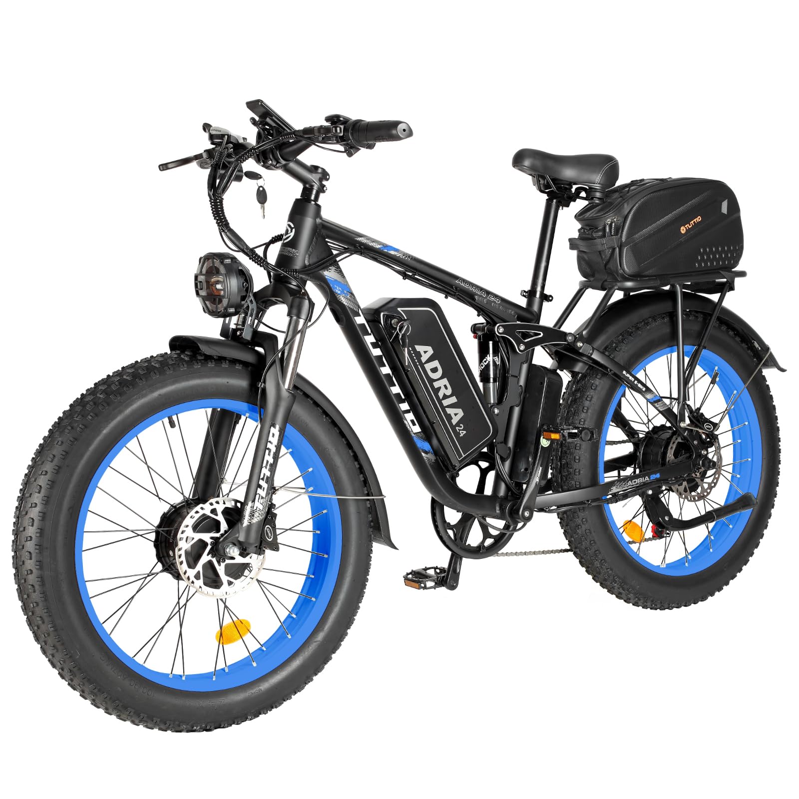Amazon.com : Tuttio Electric Bike for Adults-Men - Peak 5000W-210NM-30AH Dual-Motor Long Range ...