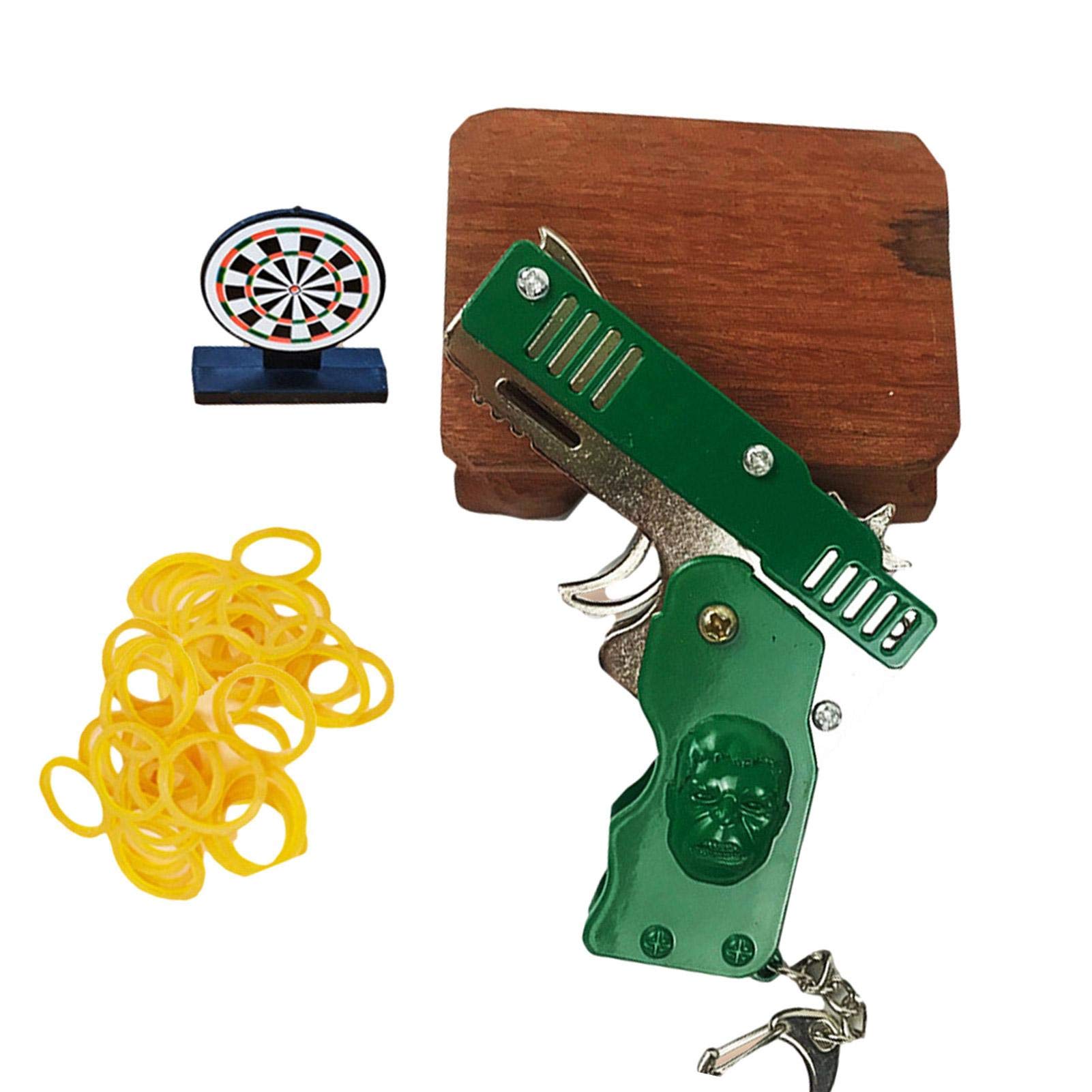 Buy ershixiong Rubber Band Toy Mini Metal Folding Rubber Rubber ...