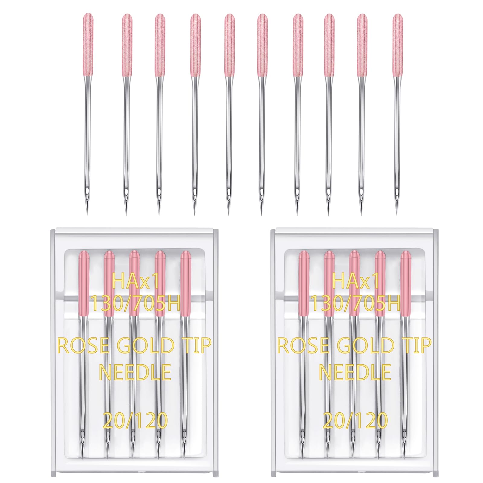 Amazon.com: YICBOR Sewing Machine Needles, Universal Regular Point Flat ...