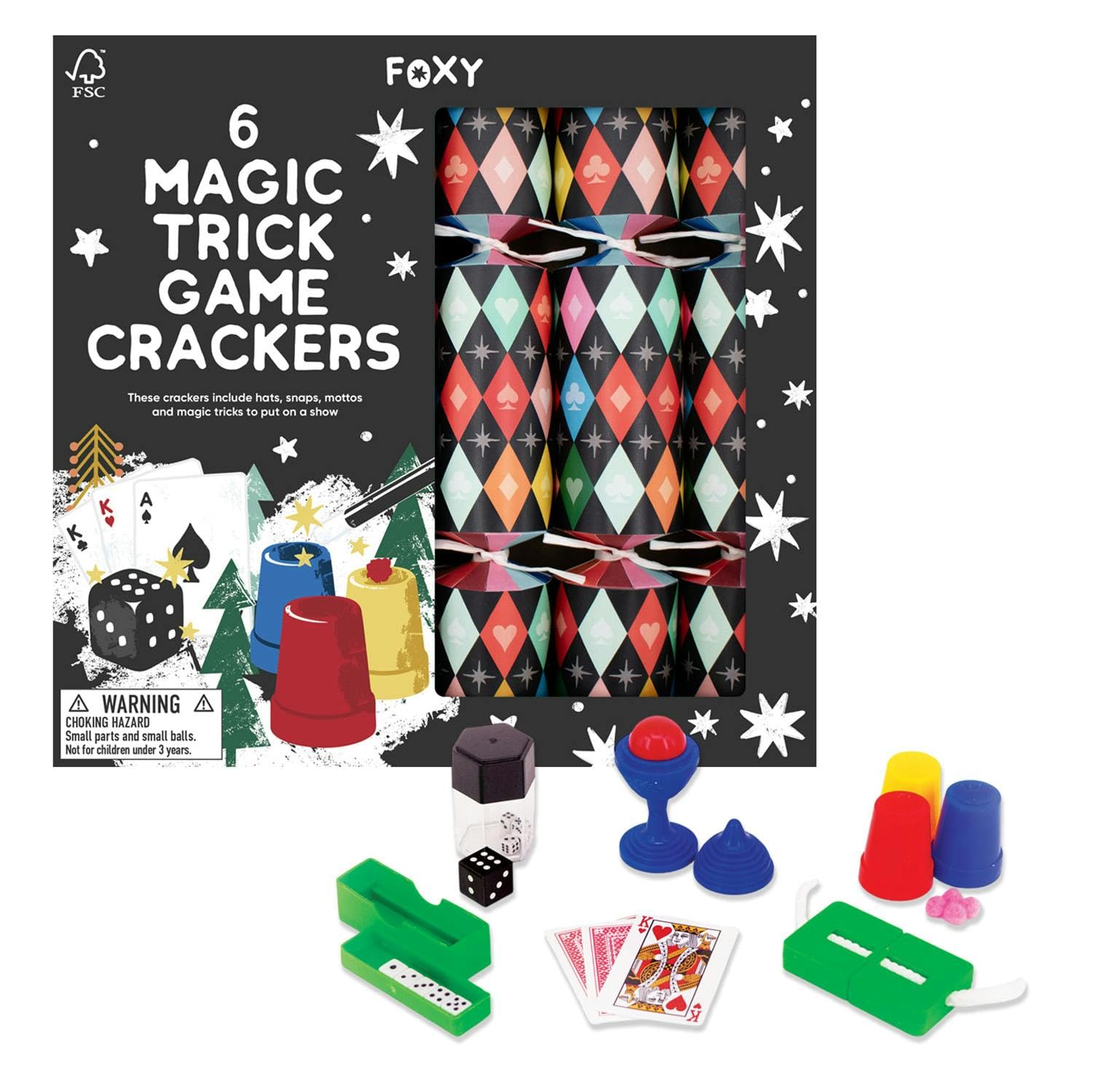 Celebration Crackers 6 x 12-Inch Foxy Magic Trick Fun Christmas ...