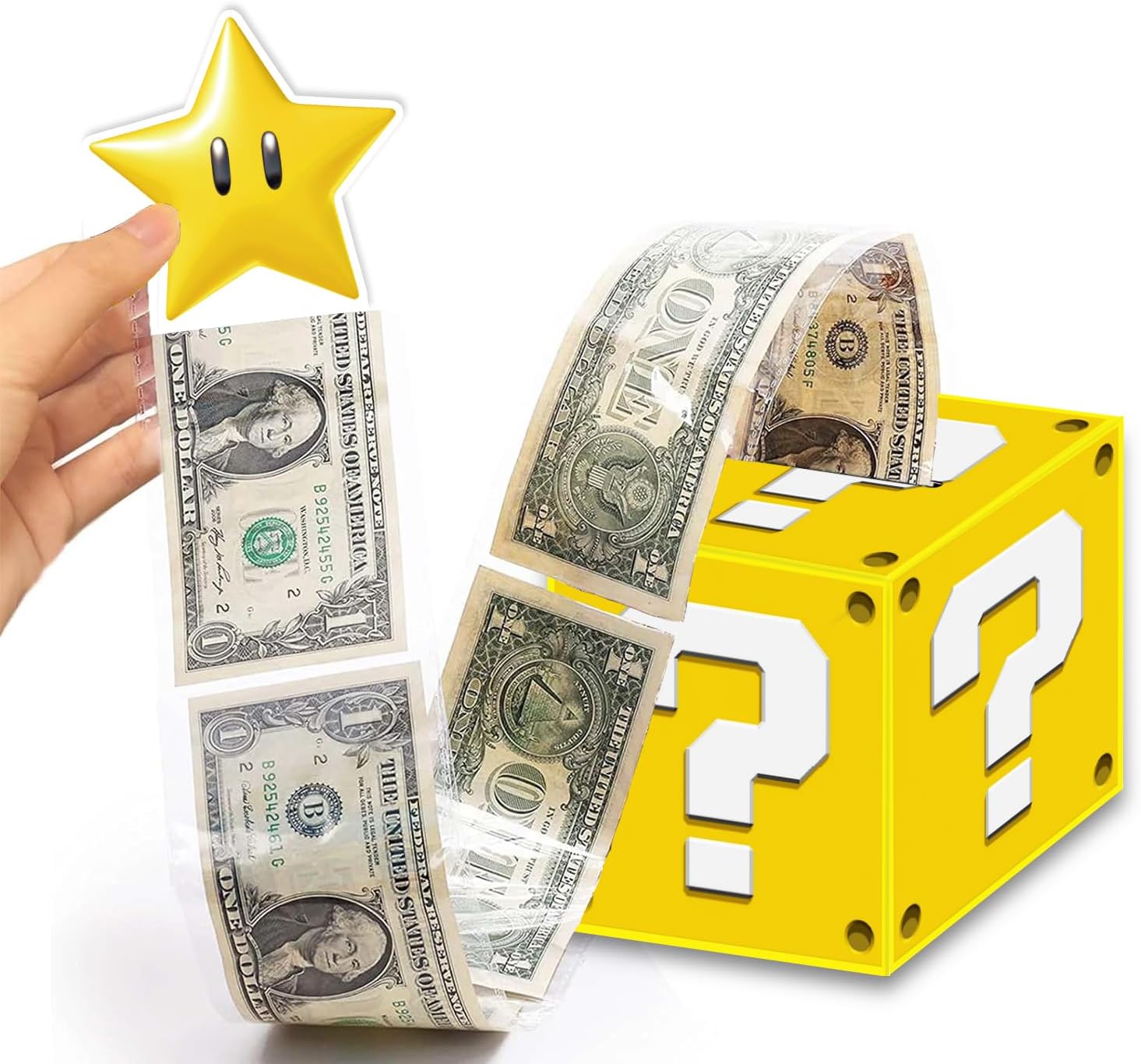 Amazon.com: Happy Birthday Money Box for Cash, Super Theme Party Money ...