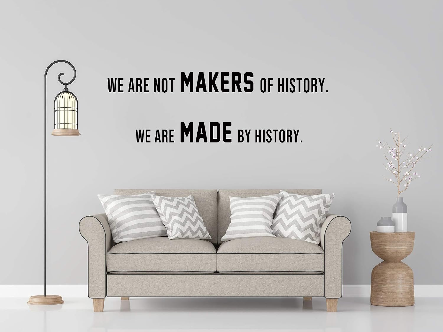 Amazon.com: Wall Decals Quotes Word Wall Sticker Quotes We are Made by ...