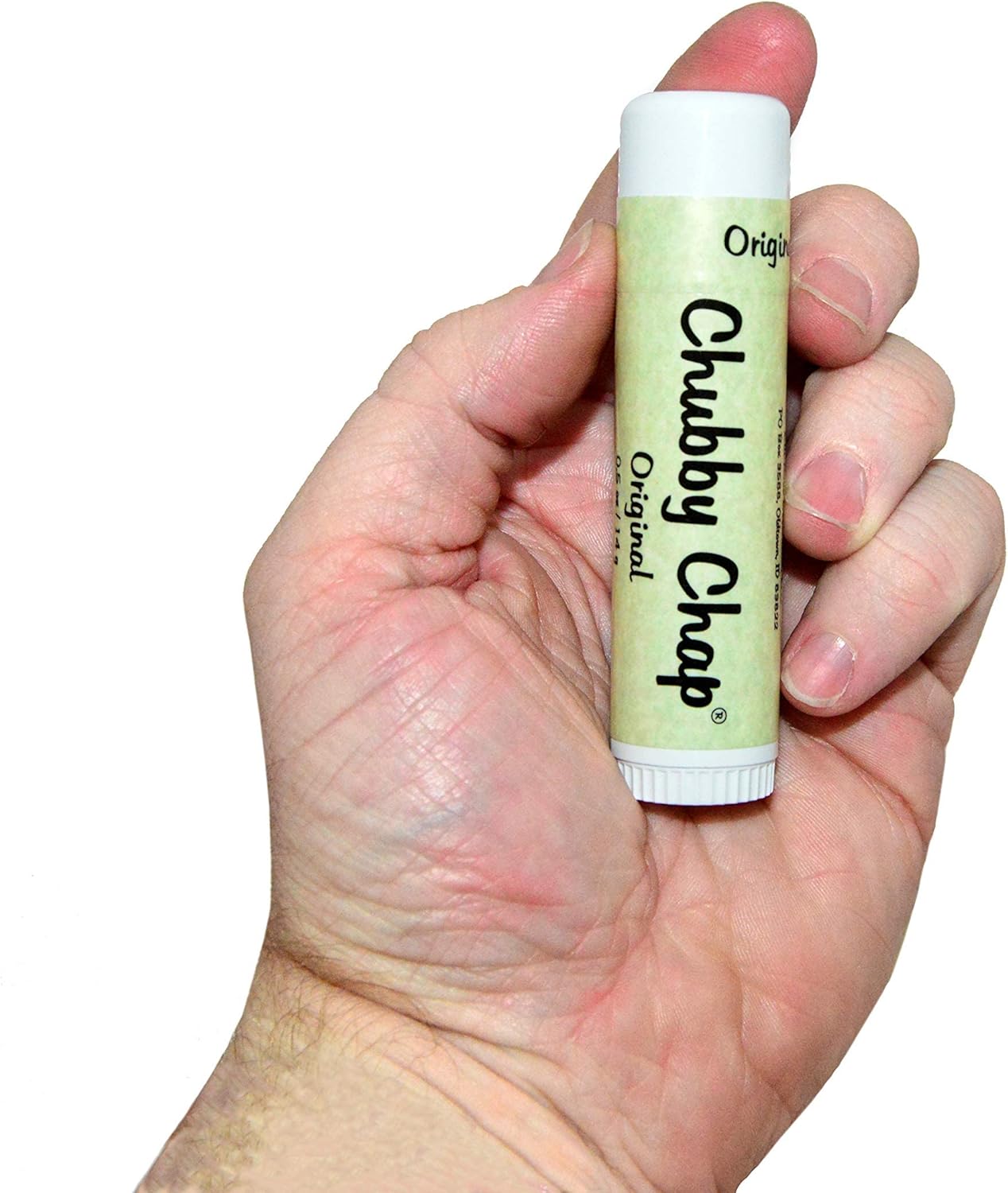 Amazon.com: Chubby Chap - One (1x) Large Jumbo Chapstick Natural ...