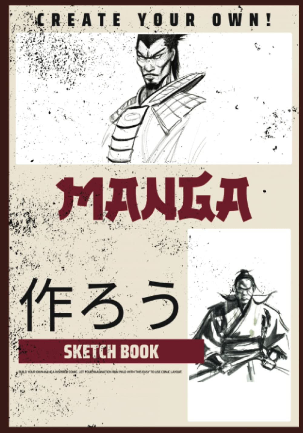 Create your own Manga Sketch Book: Blank Anime/Manga sketchbook with ...