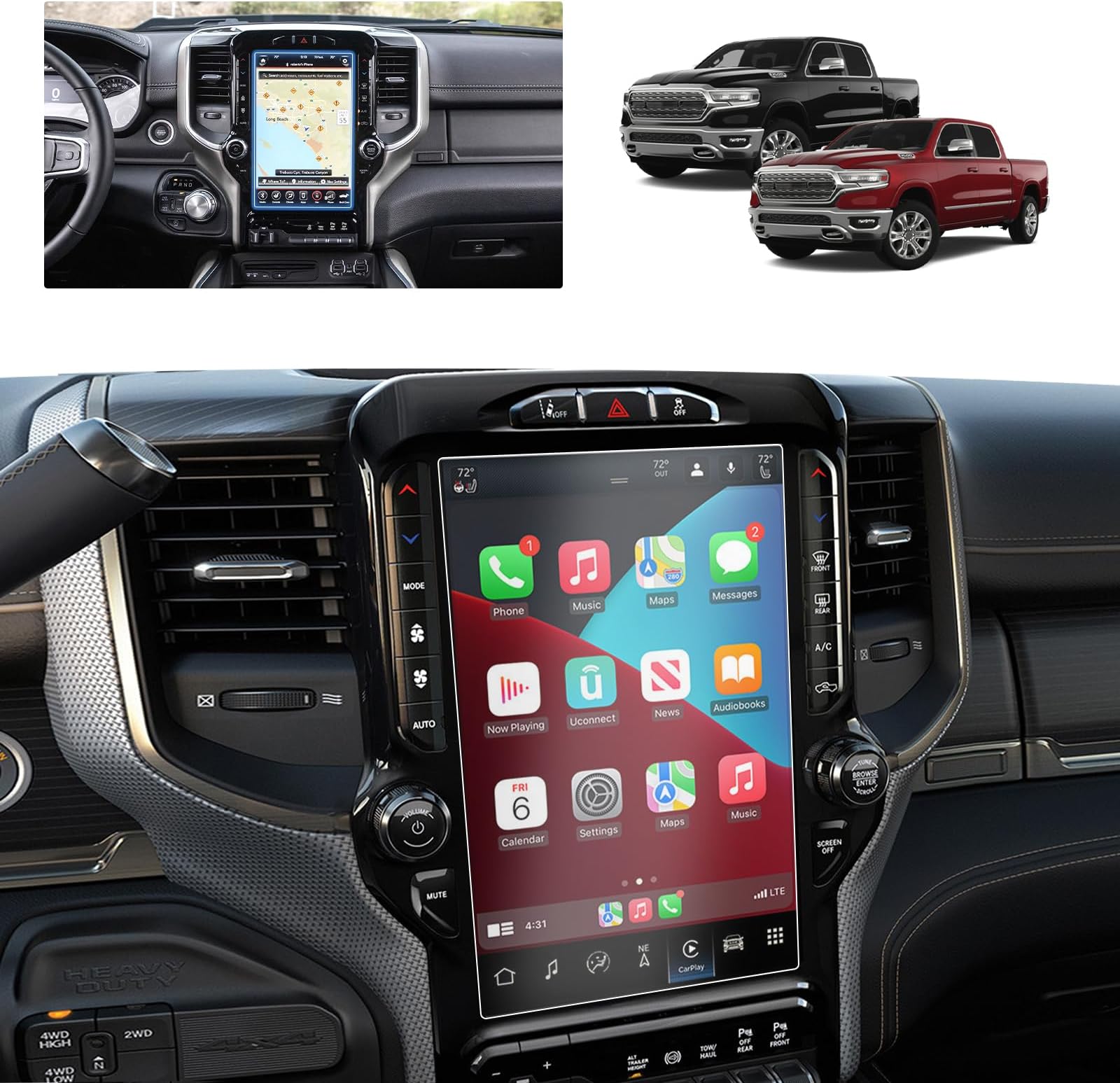 Amazon.com: Coleya Anti-Glare Matte Screen Protector for 2019-2024 2025 ...