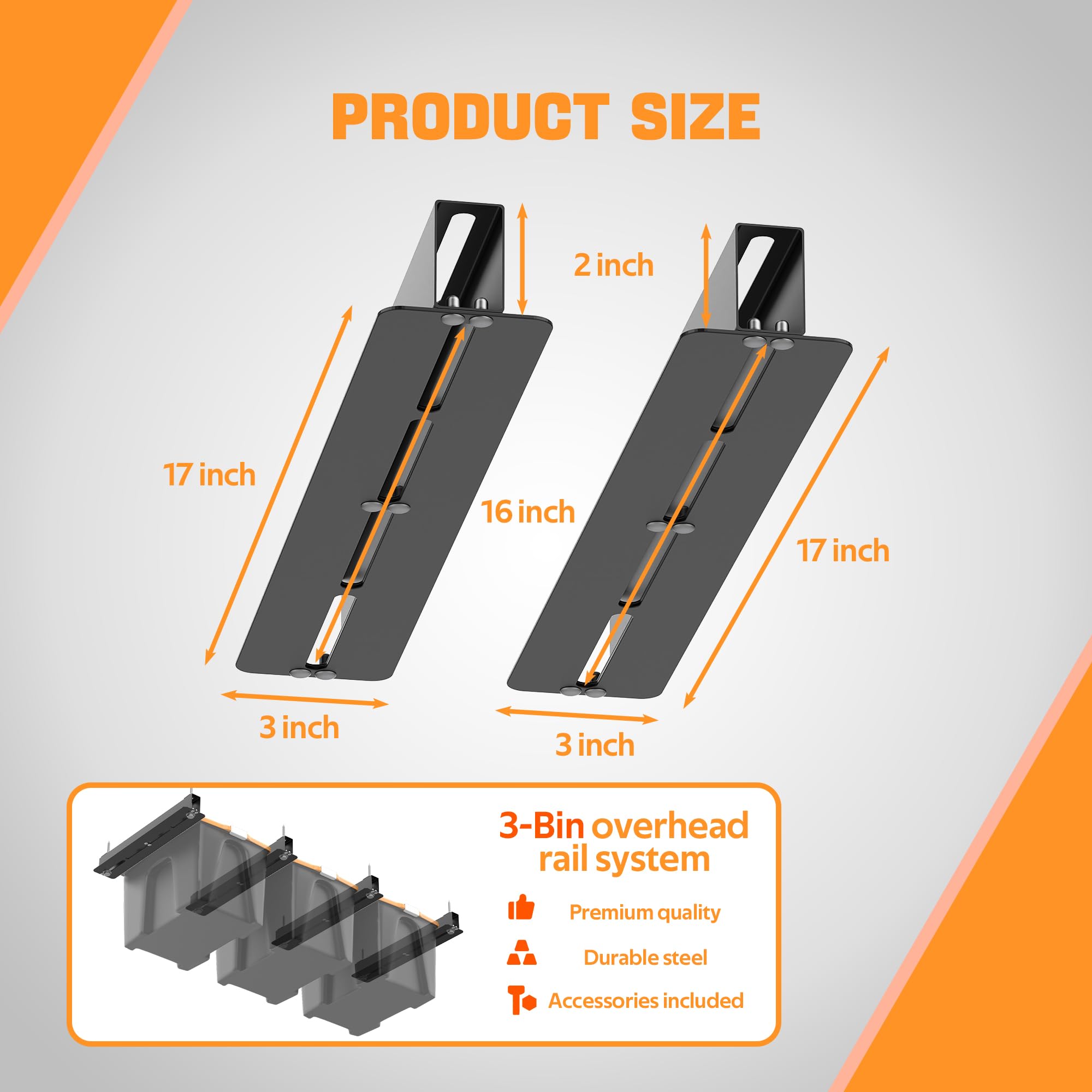 Snapklik.com : Ultrawall Overhead Garage Storage Racks For Bins ...