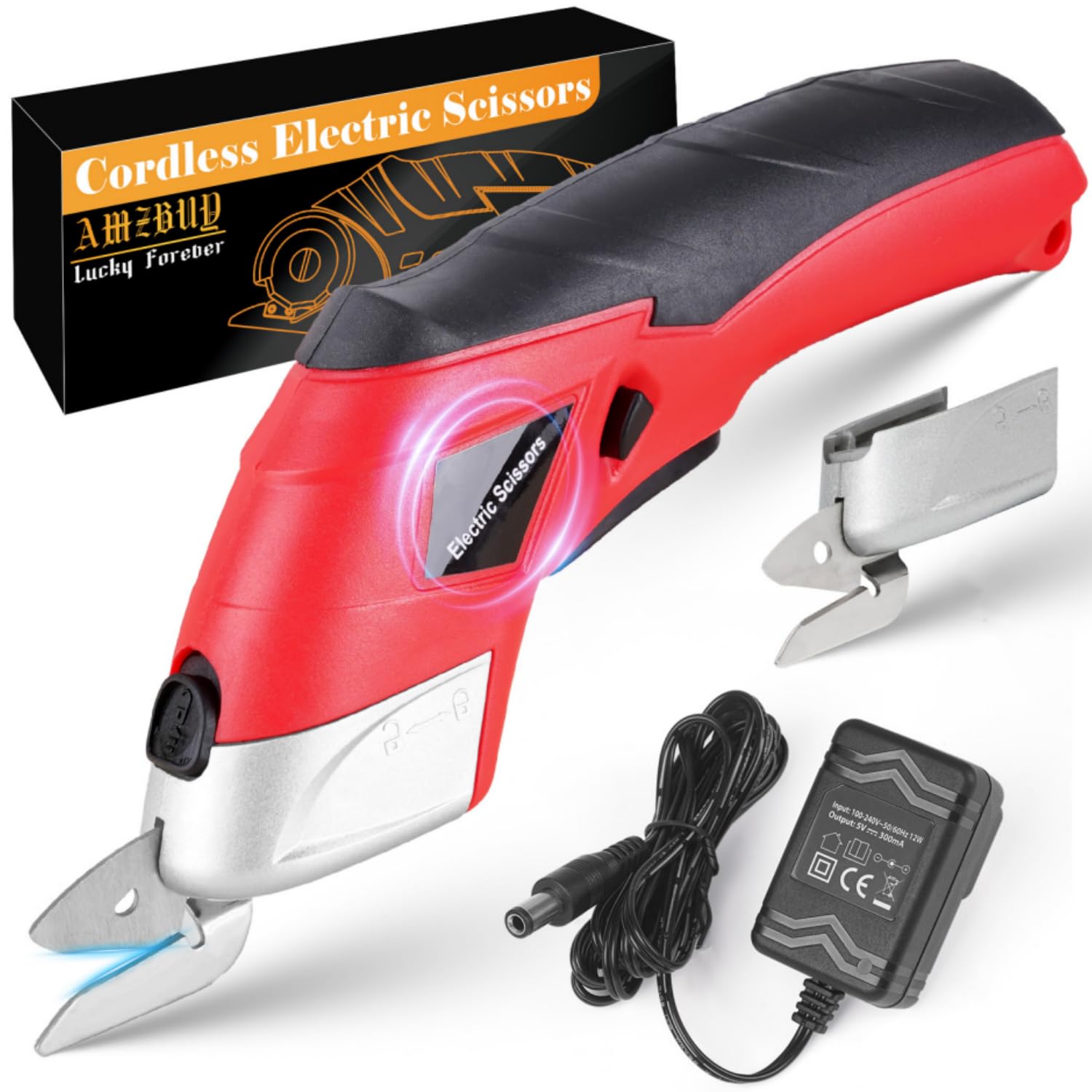 Amazon.com: Cordless Electric Scissors Cardboard Cutter - 4V Powerful ...