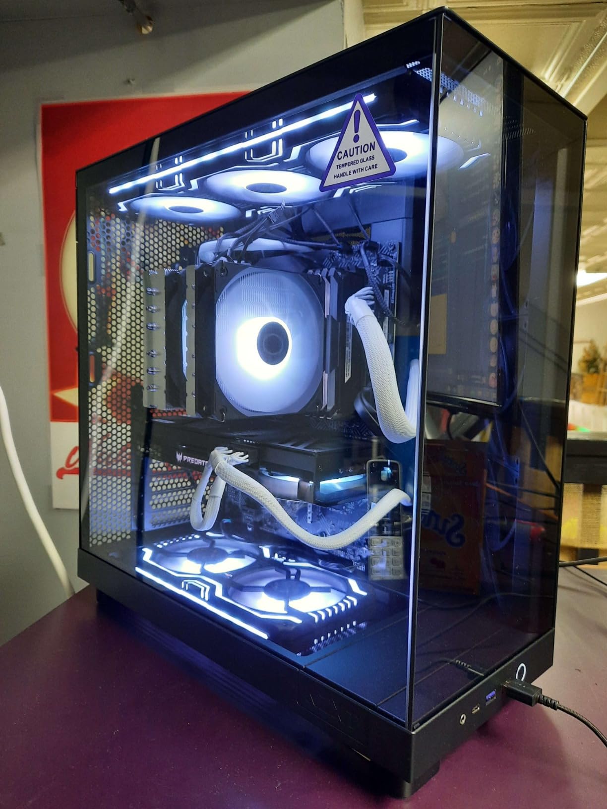 $22/mo - Finance NZXT H6 Flow RGB Mid-Tower Airflow Case with 3 RGB ...