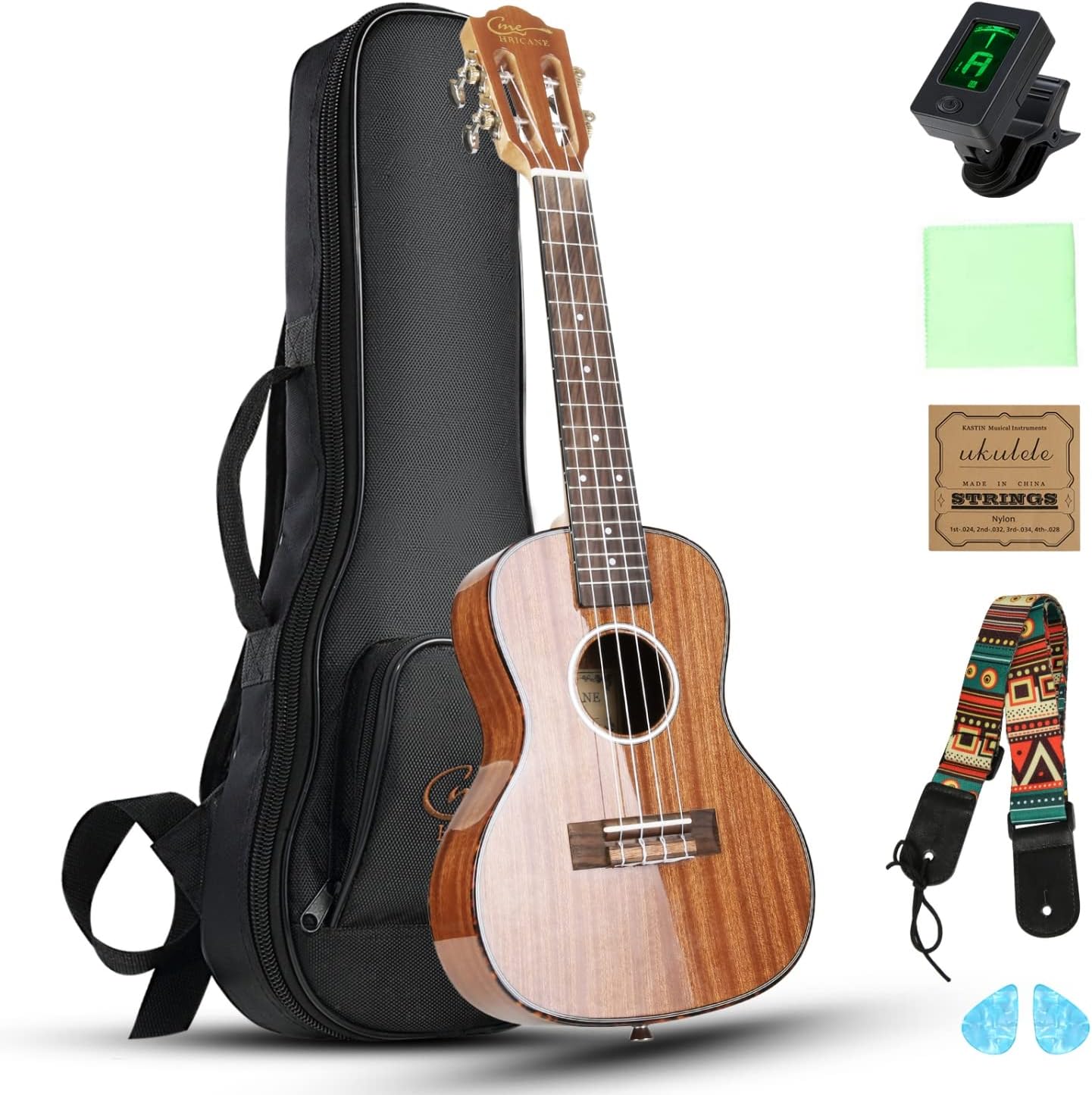 Amazon.com: Hricane Concert Ukulele 23 inch UKS-2, 4 Strings Ukeleles ...