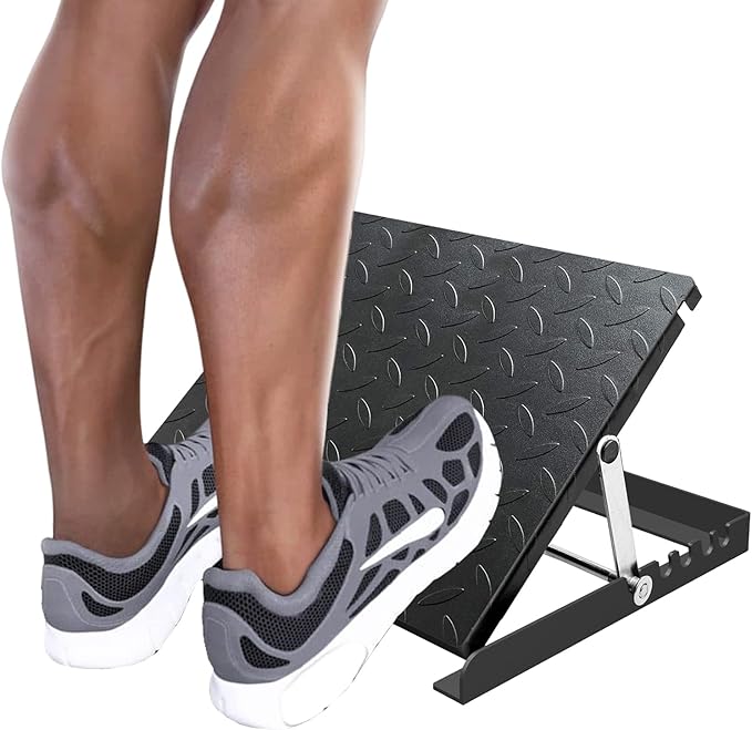 Amazon.com: Steel Slant Board Adjustable Incline Board Anti-Slip Calf ...