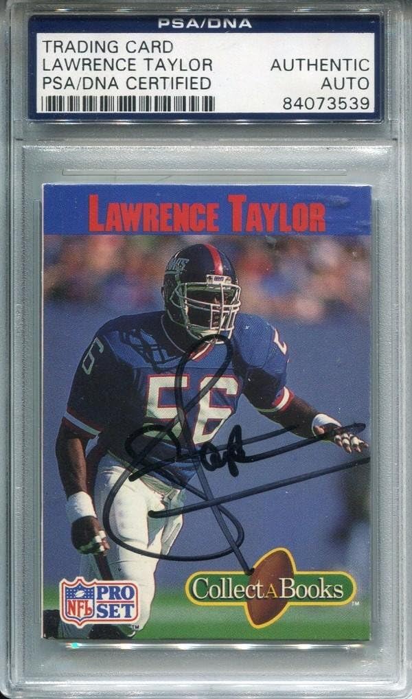 Lawrence Taylor Autographed 1990 Pro Set Card (PSA) - NFL Autographed ...