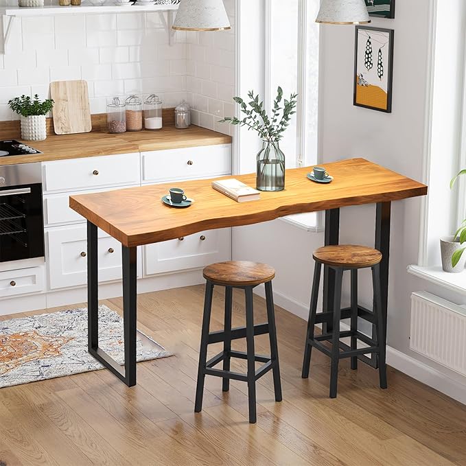 Amazon.com: Narrow Bar Table,Counter Height Pub High Top Bar Tables ...