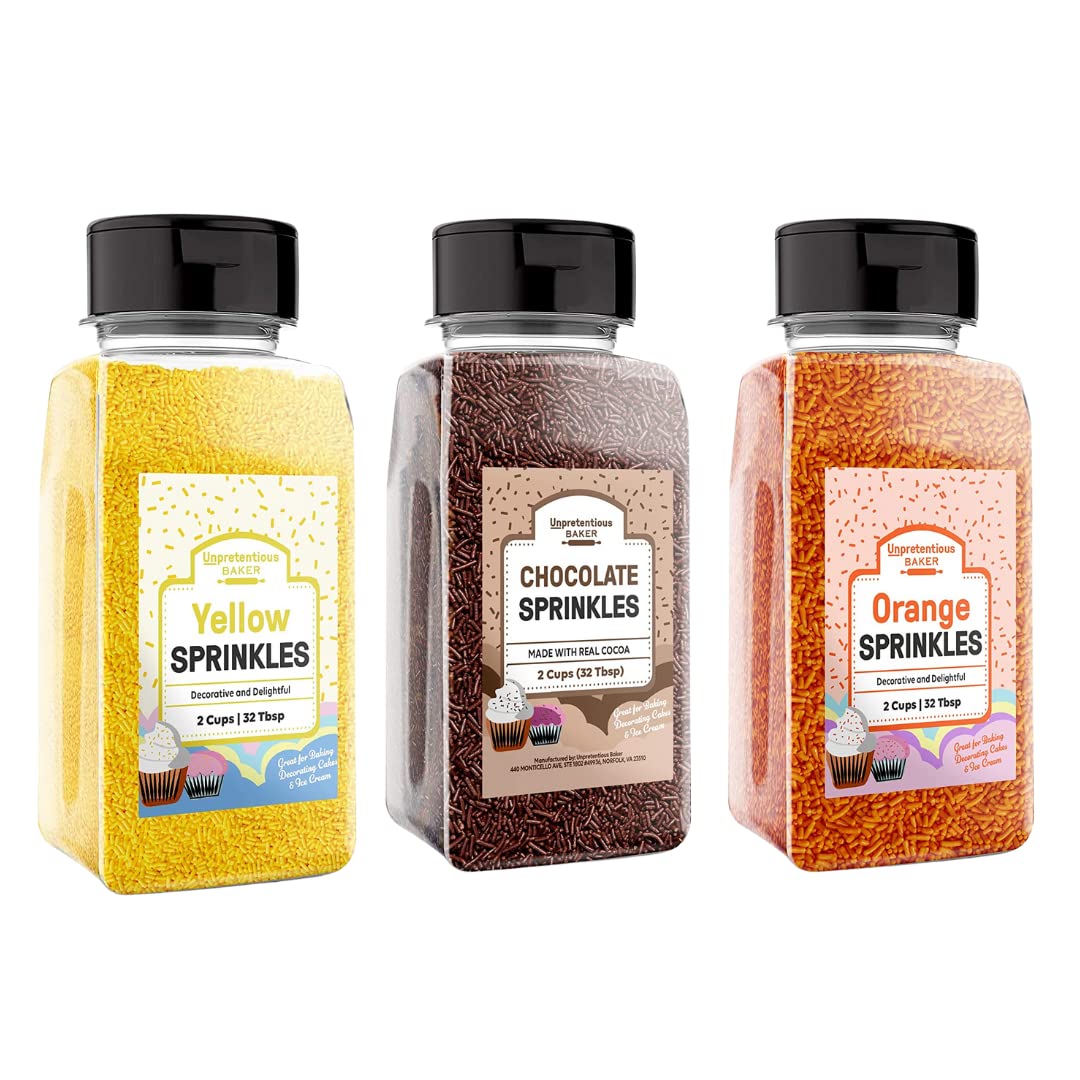 Amazon.com: Unpretentious Fall Sprinkle Bundle, Clear Resealable Shaker ...