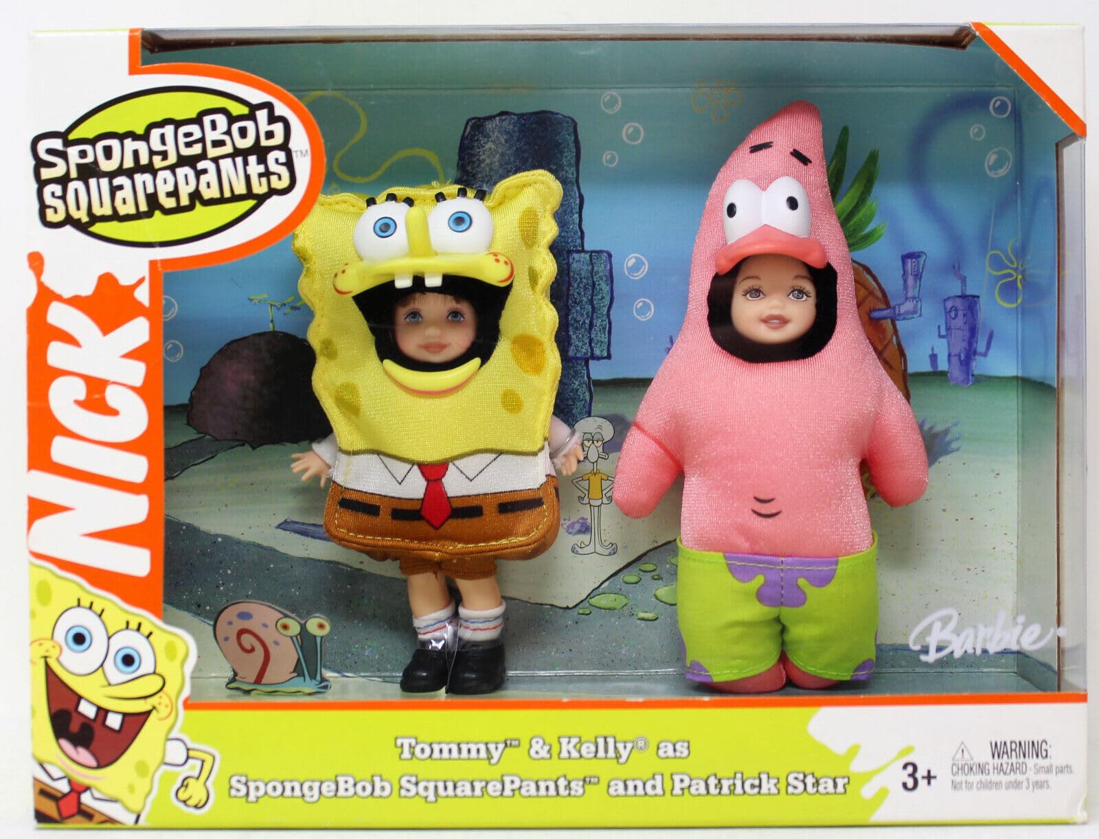 Mattel Kelly Collectables, Kelly and Tommy as Spongebob Squarepants ...