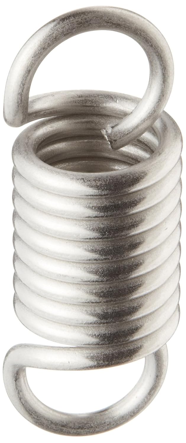 Associated Spring Raymond T42930 Extension Spring, 302 Stainless Steel ...