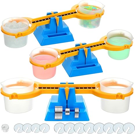 Amazon.com: Libima 3 Pack Student Balance Scale for Classroom, Clear ...