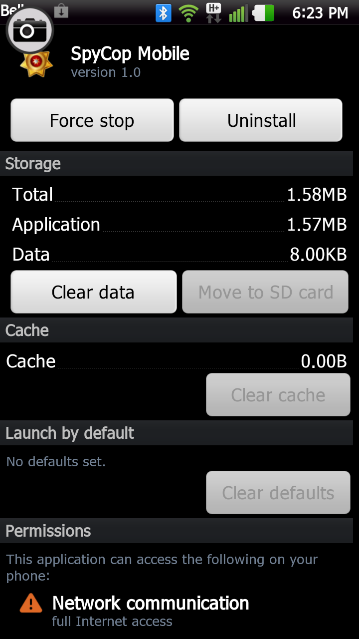 SpyCop Mobile Android Spy Guard - App on Amazon Appstore