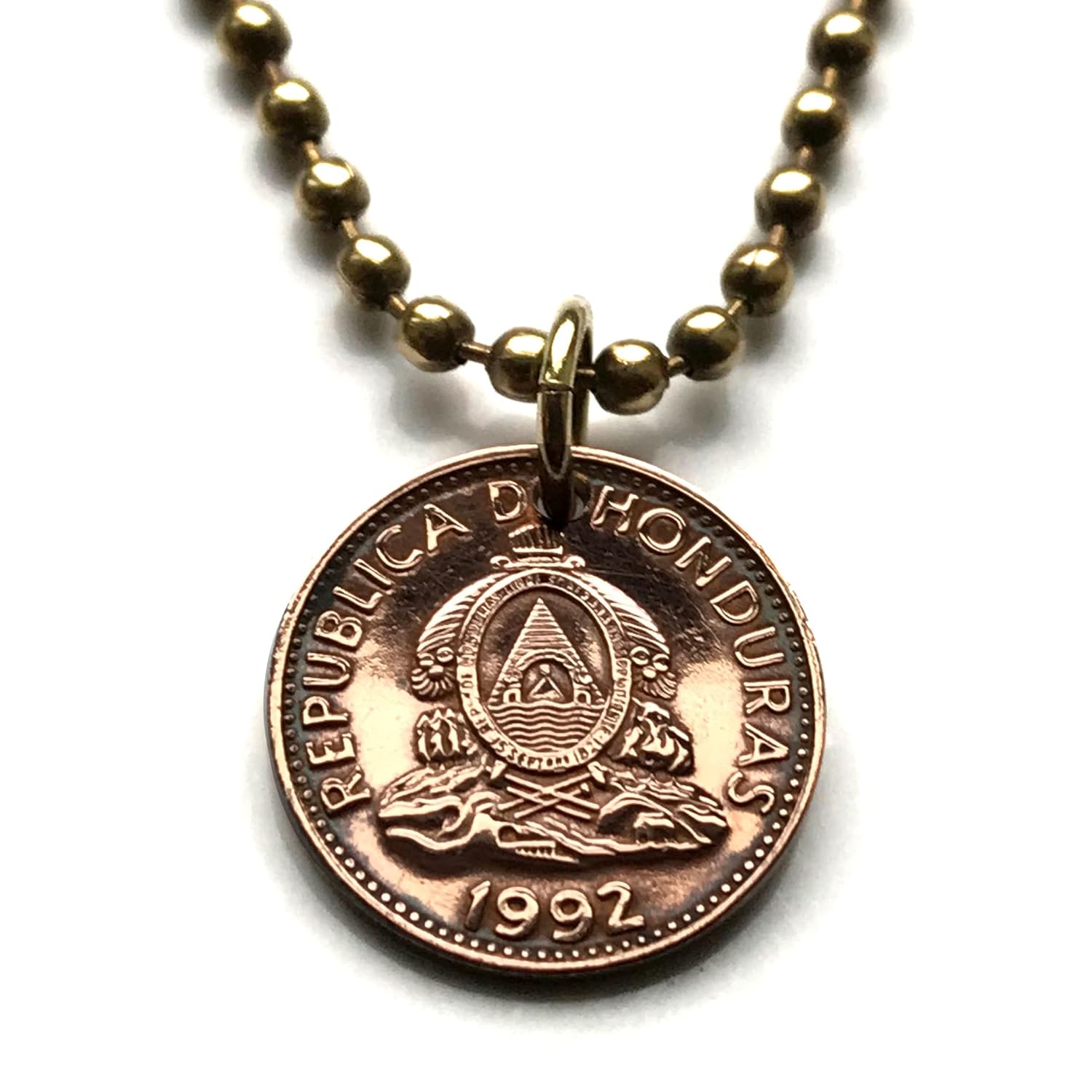 Amazon.com: 1974 Honduras 2 Centavos coin pendant pirámide Lempira ...