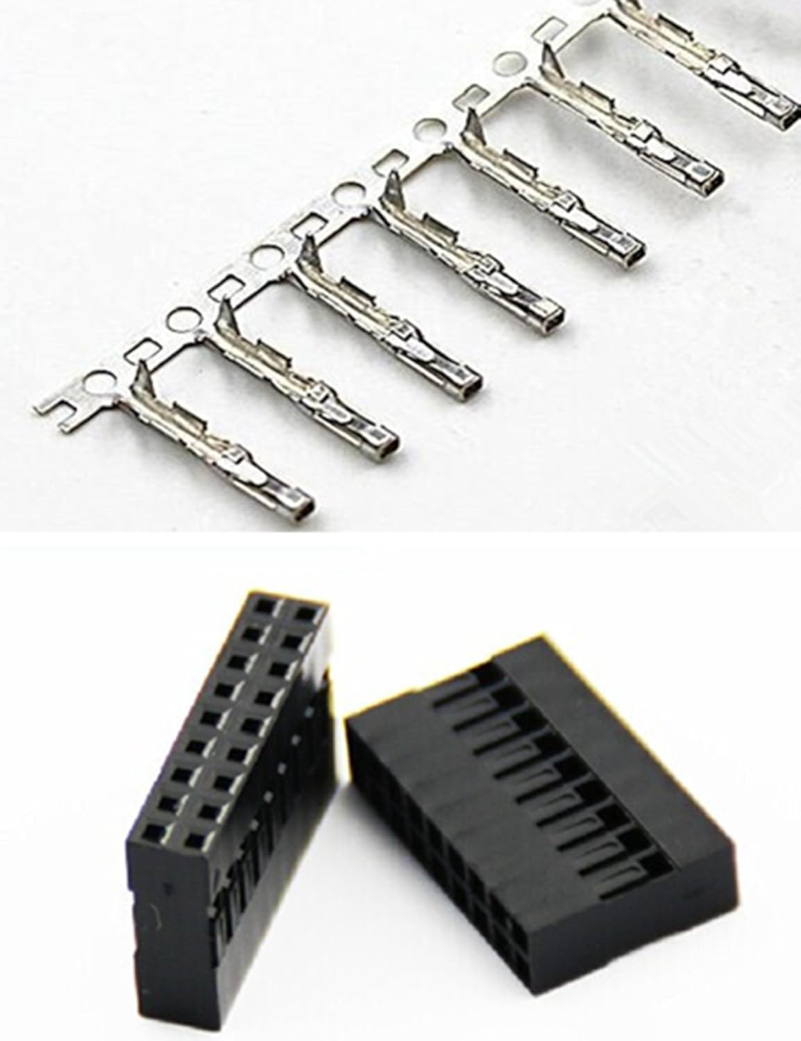 Amazon.com: 50Sets Pitch 2.54mm 1x5 Pin Single Row Dupont Jumper Wire ...