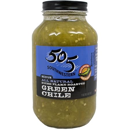 Amazon.com: 505 Southwestern medium flame roasted Green Chiles 40 oz (2)