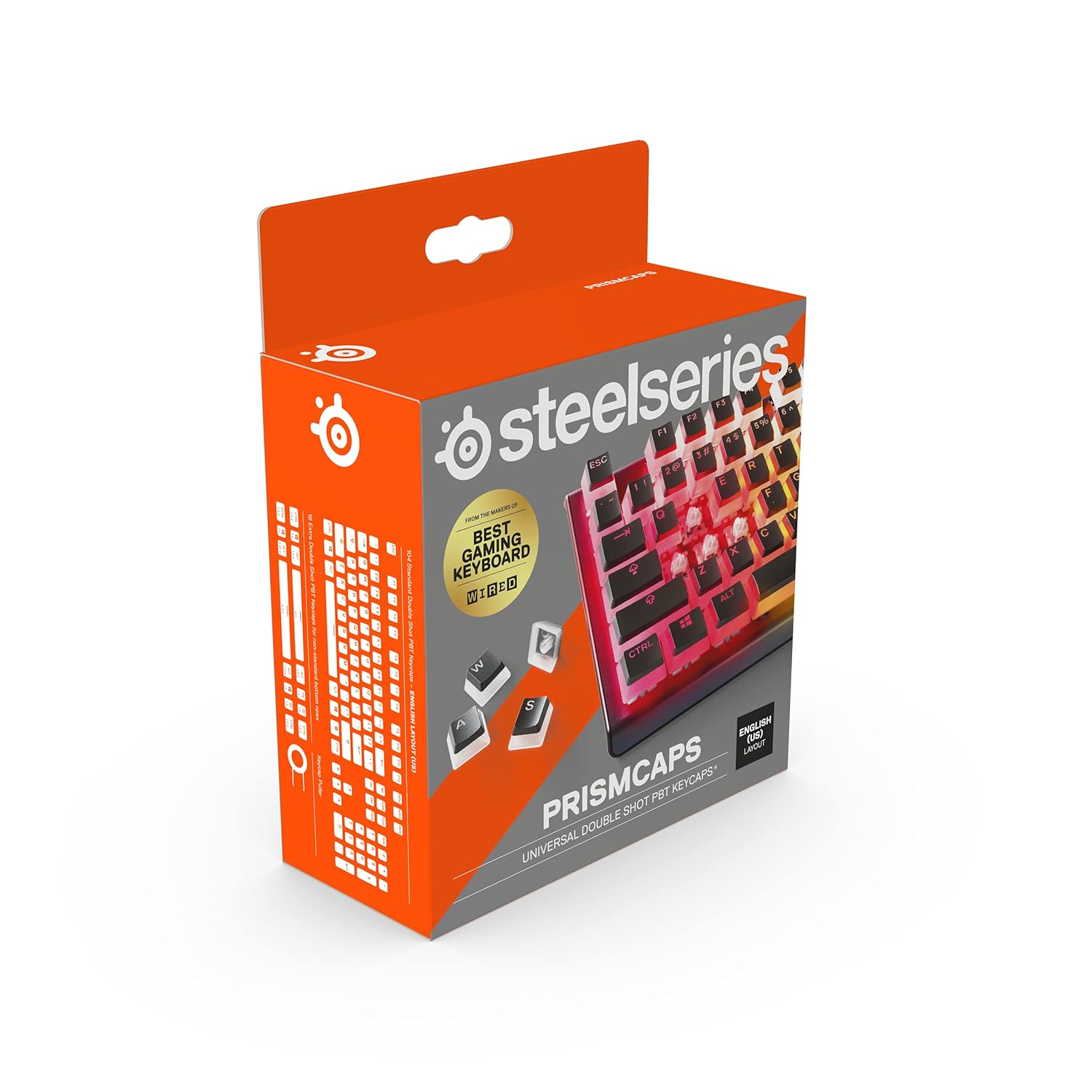 Amazon.com: SteelSeries PrismCaps Double Shot Pudding-Style Keycaps ...