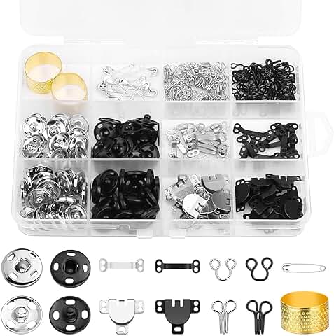 Amazon.com: Sewing Snaps - Sewing Snaps / Sewing Fasteners: Arts ...