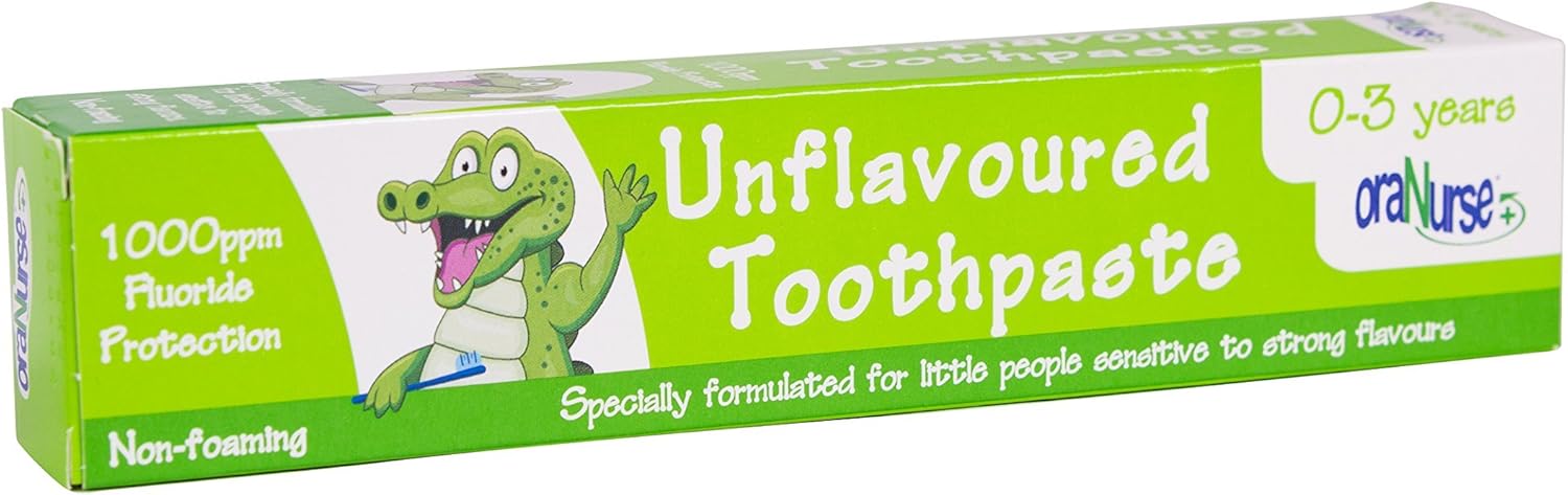 Oranurse Unflavoured Toothpaste for Kids and Adults Non Flavoured ...