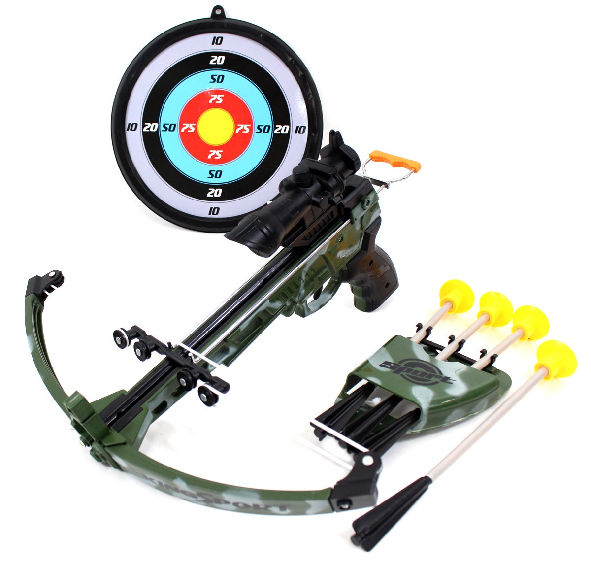 Amazon.com : Ampersand Shops Children's Military Toy Crossbow Set with ...