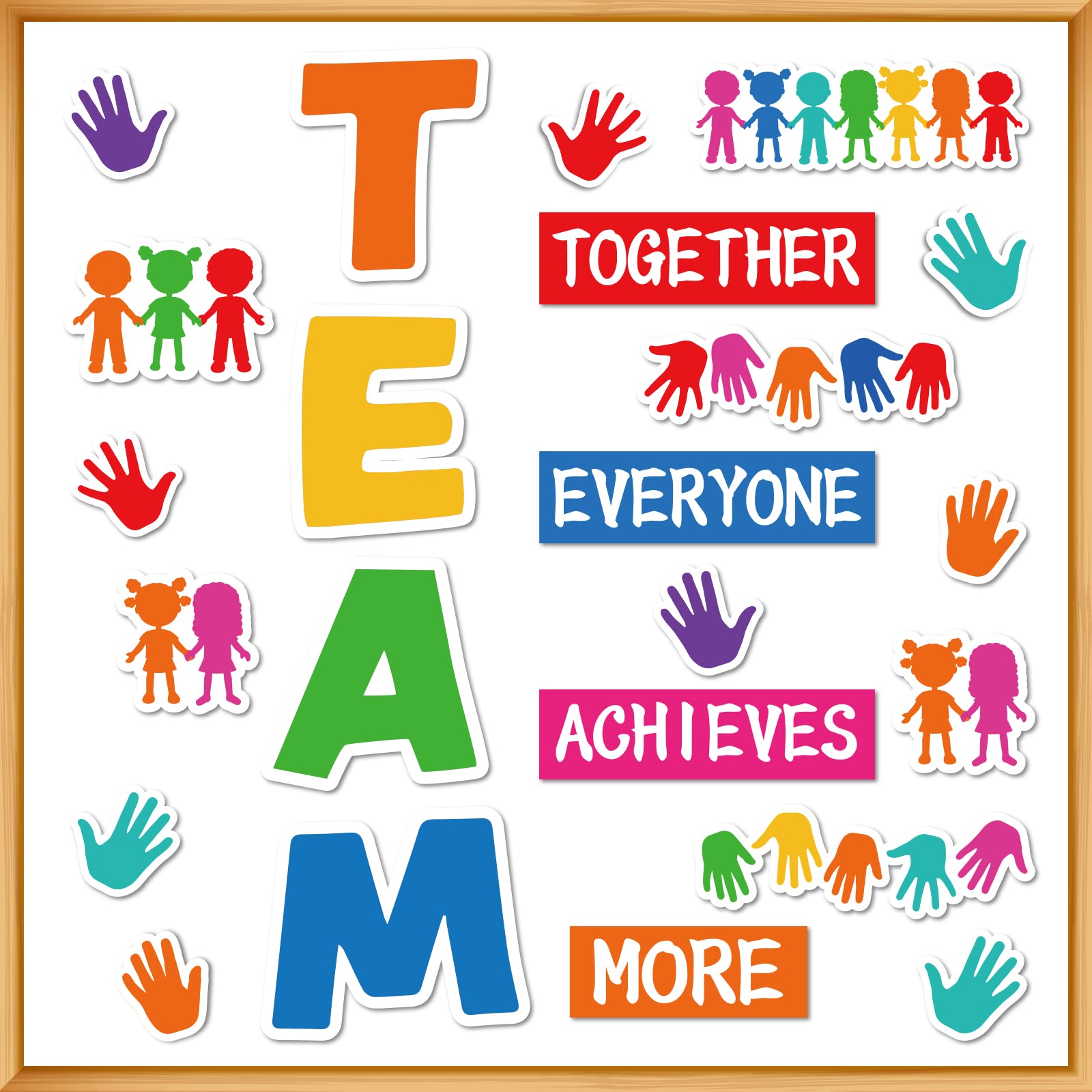 Buy Team Bulletin Board Decoration Set Welcome Classroom Bulletin Board ...