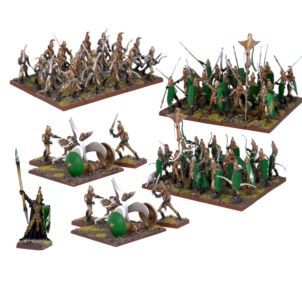 Amazon.com: Mantic MGKWE110 Elf Army Play Set, Multi-Colour : Toys & Games