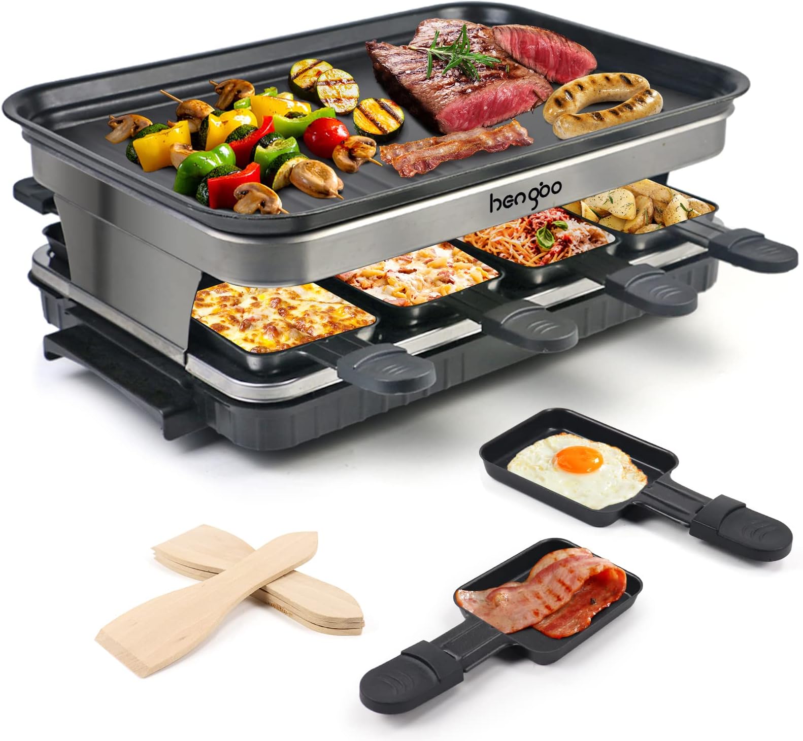 Severin Combination Use As a Cheese Pot, Raclette Grill and Fondue Set ...