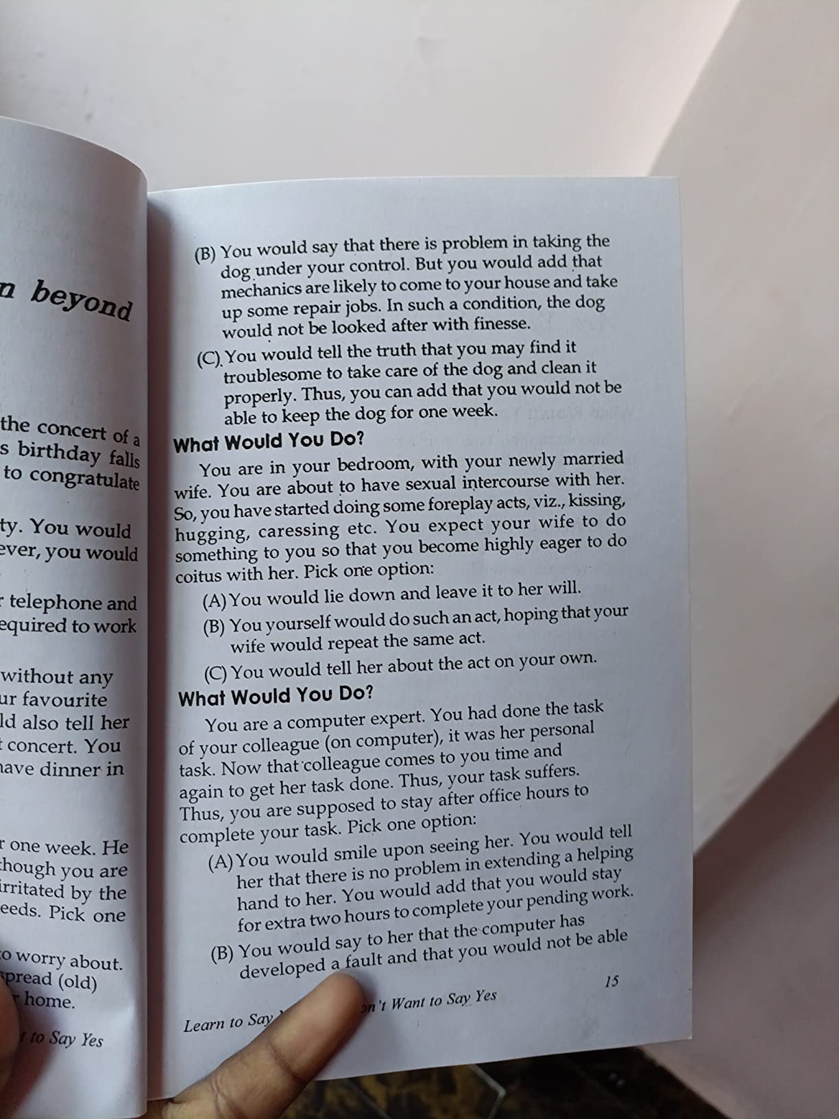 Buy Learn to Say No If You do Not Want to Say Yes English(PB) Book ...