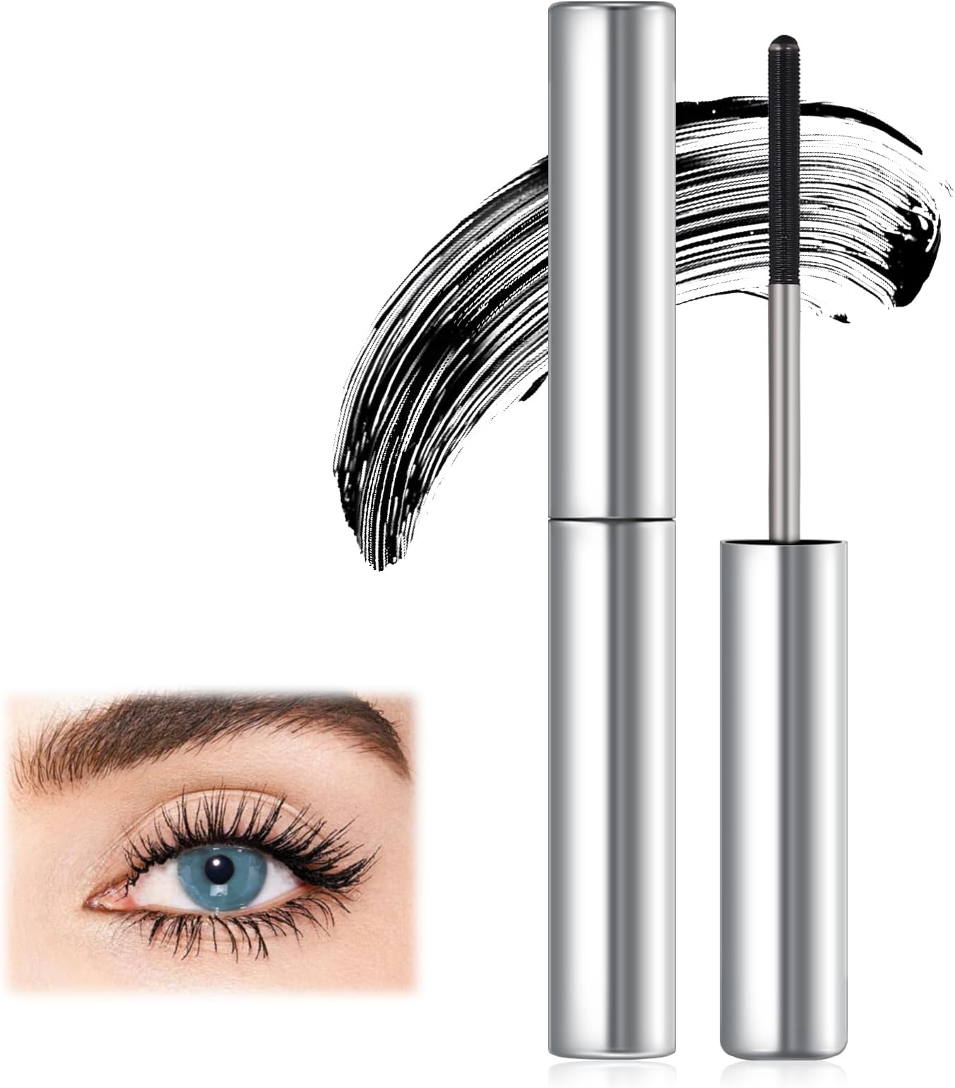 Amazon.com : SPRINGSKY Black Curling Iron Mascara - Wand Metal Rod ...