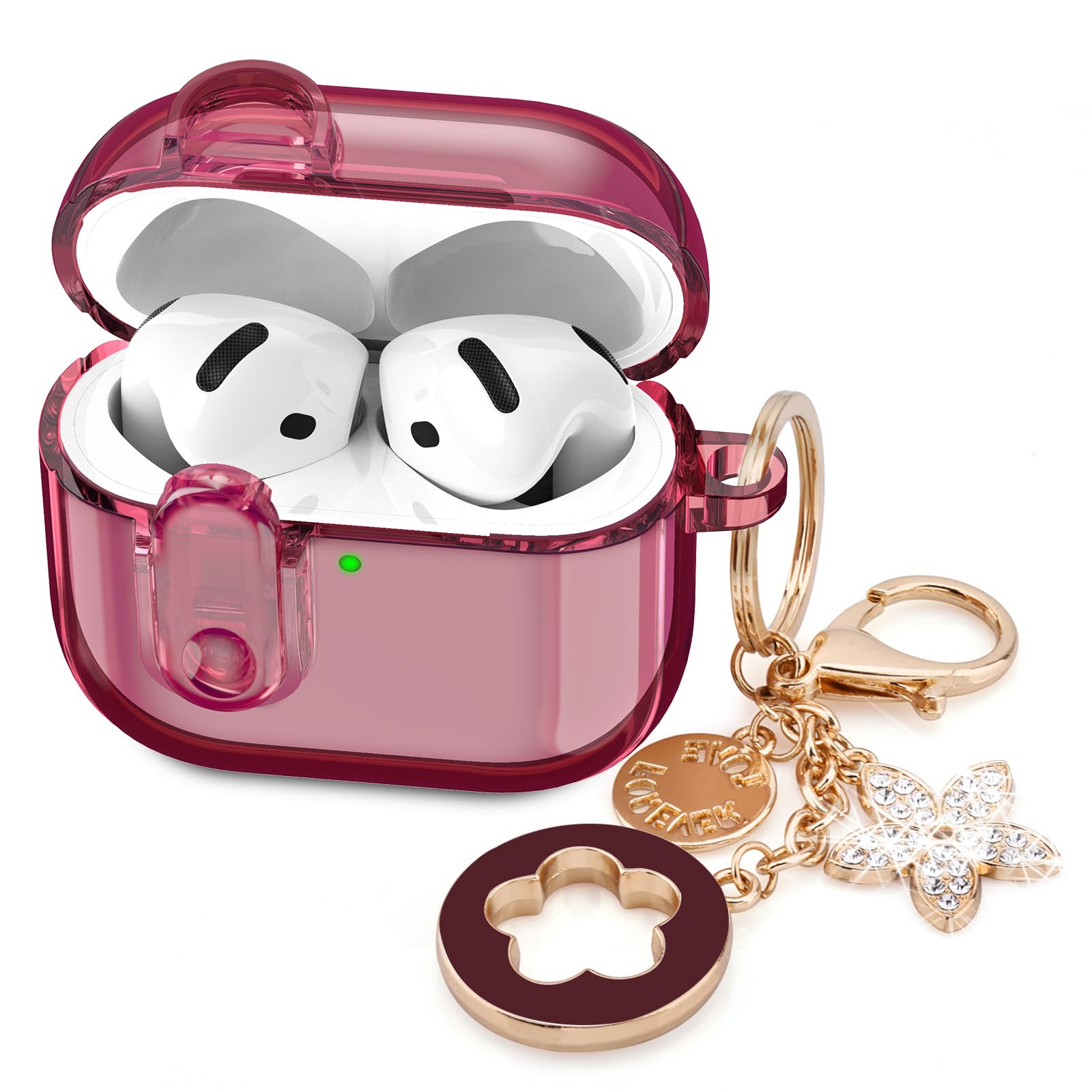 Amazon.com: (with Safety Lock) Clear Case Compatible with Cute Apple ...