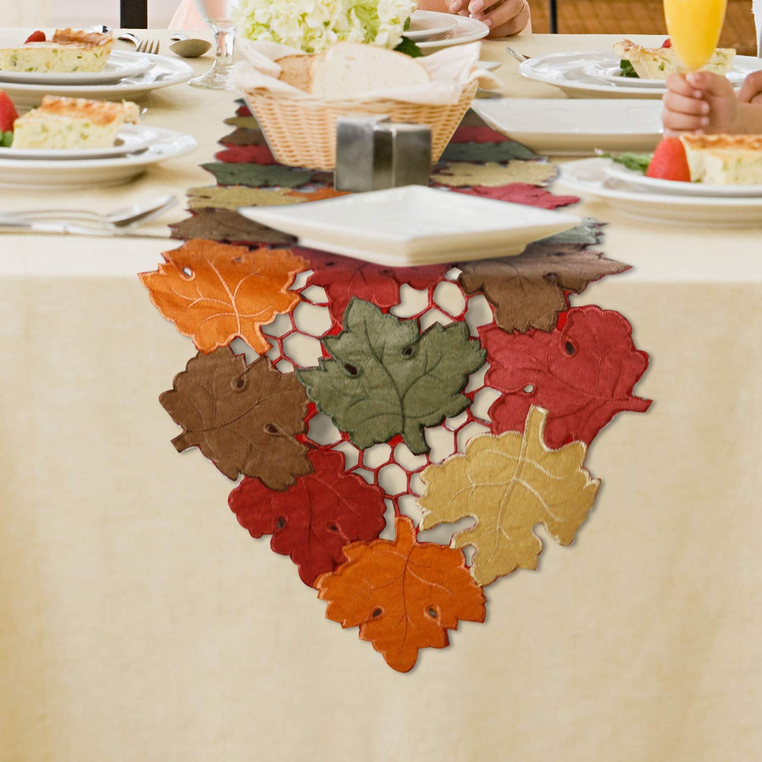 Snapklik.com : Fall Table Runner 70 Inches Long, Thanksgiving Table ...