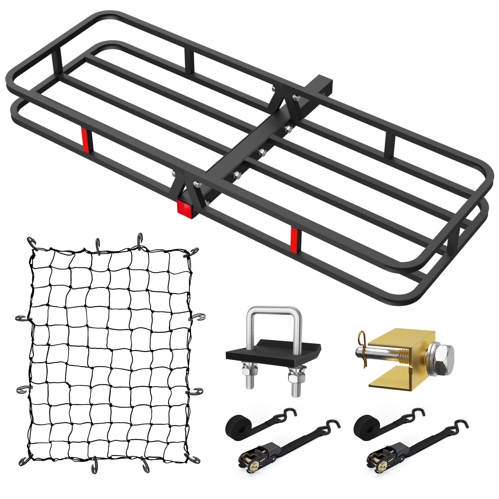 Snapklik.com : Wildroad Hitch Cargo Carrier Basket 53" X19" X5" Trailer ...